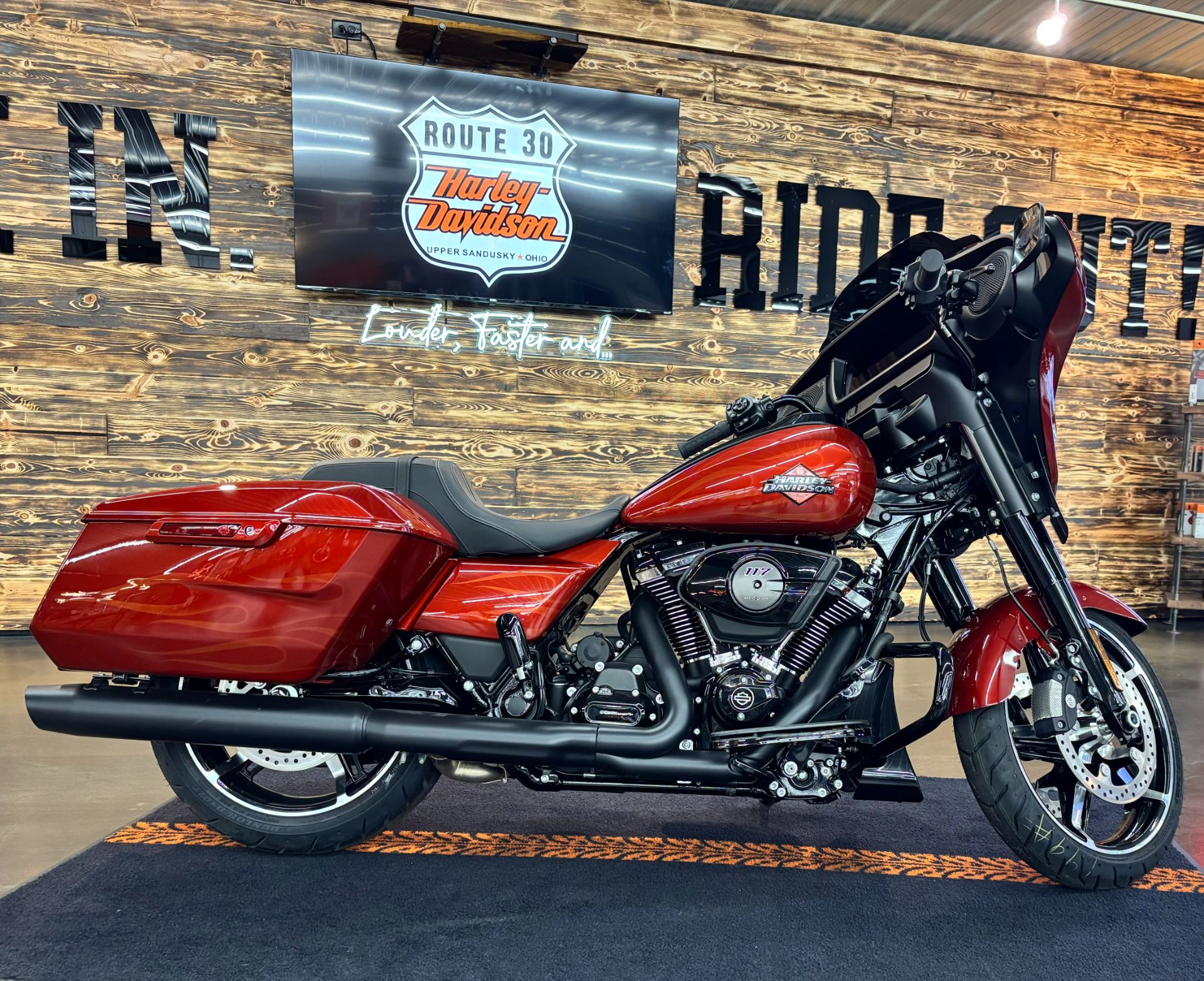 New 2025 Harley-Davidson Street Glide® Whiskey Firestorm (Black Finish ...