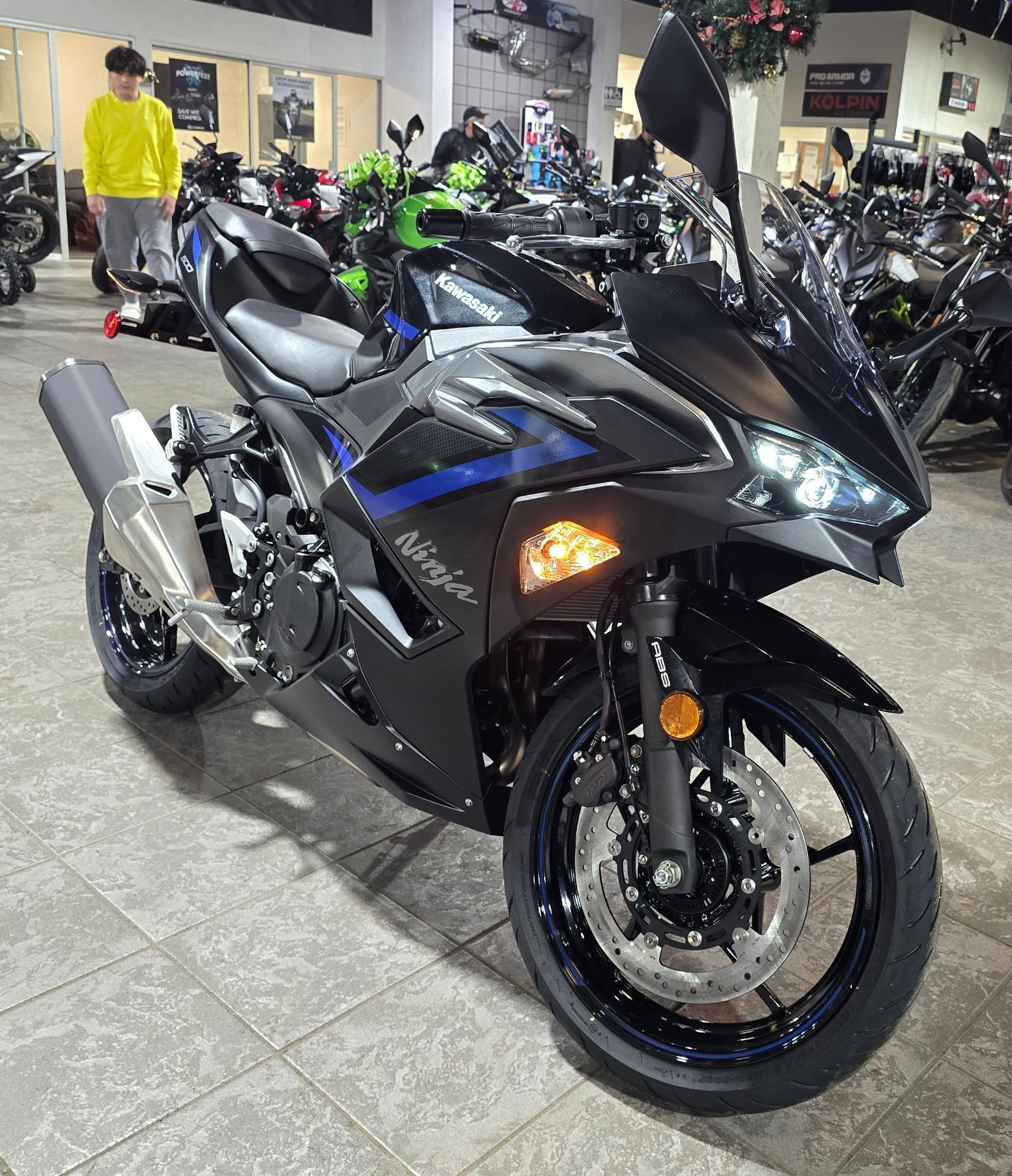 New 2025 Kawasaki Ninja 500 ABS powersports in Salinas, CA | Stock Number: 28344 | salinasmc.com