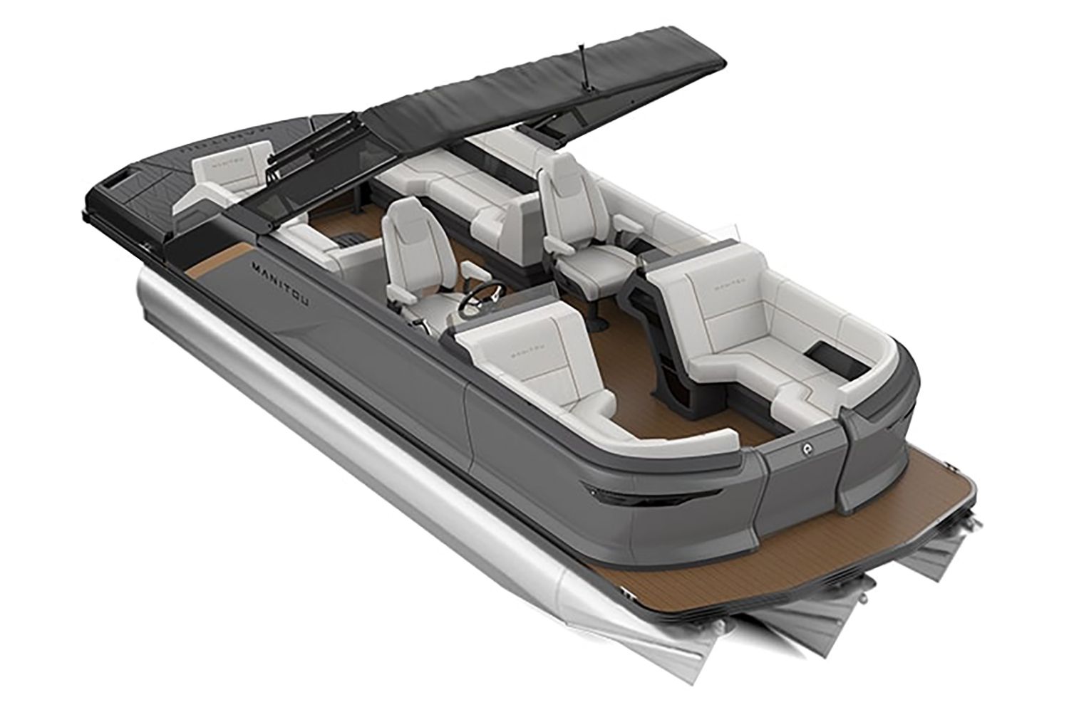 New 2025 Manitou Explore 22 MAX Navigator Power Boats Outboard in ...