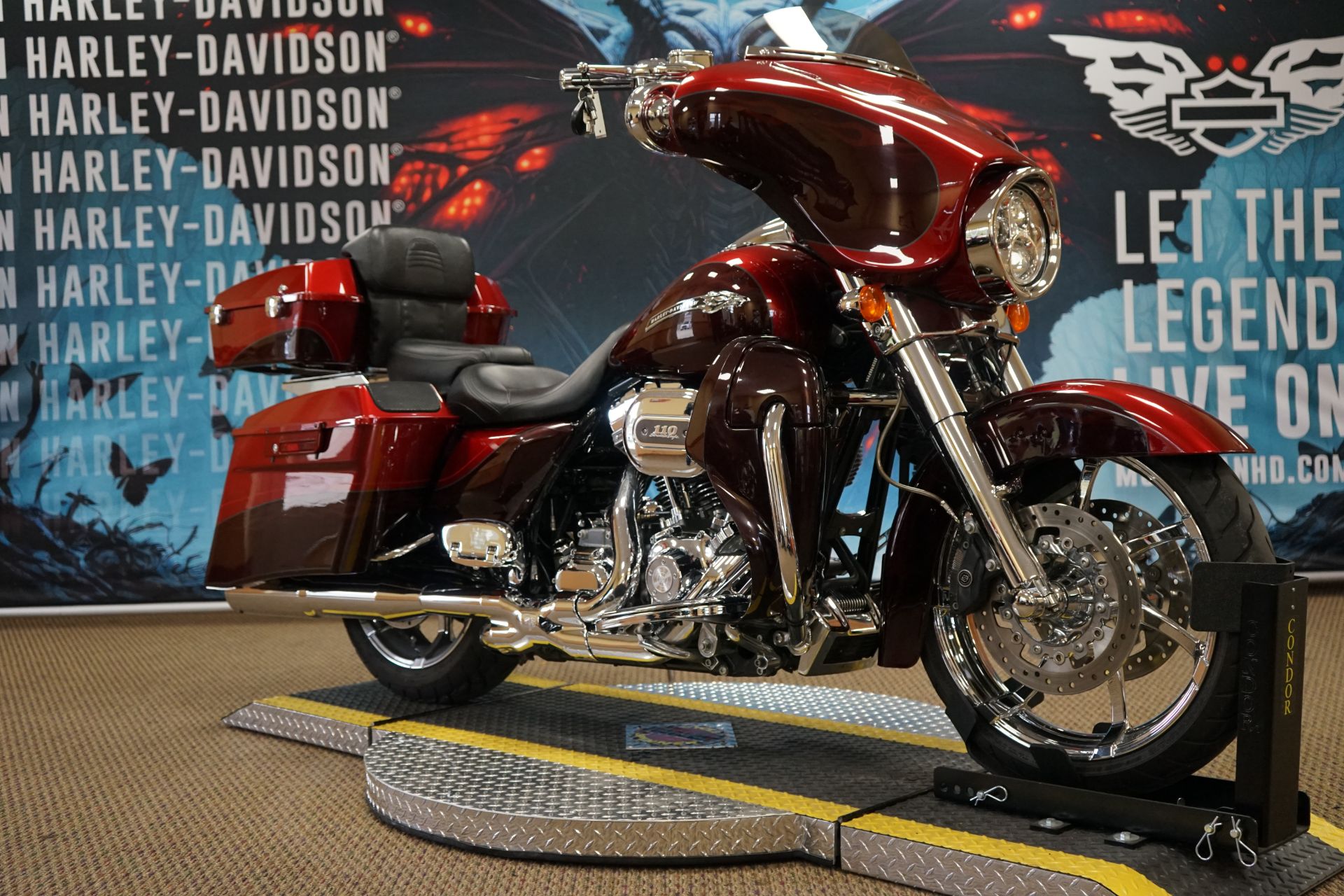 Used 2012 Harley-Davidson CVO™ Street Glide® Ruby Red / Typhoon Maroon ...