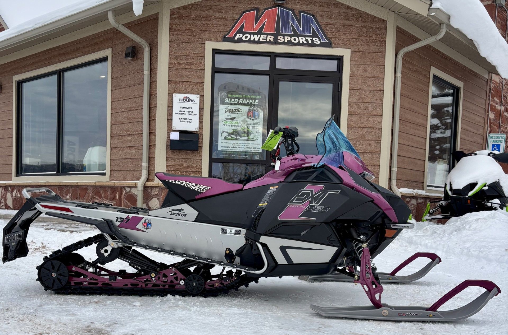 New 2026 Arctic Cat EXT Special 858 ATAC ES Snowmobiles in Hancock, MI