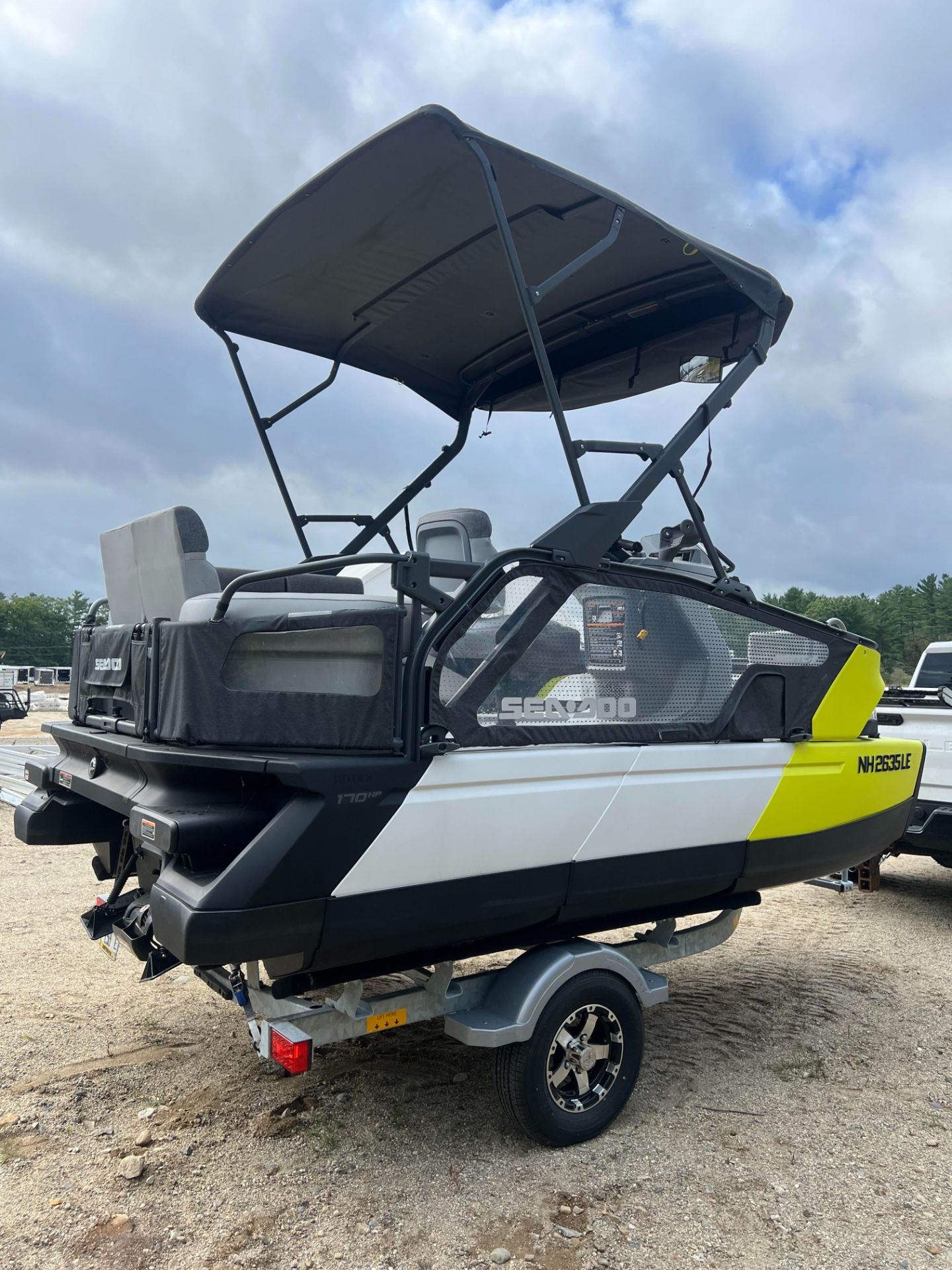 Used 2023 Sea-Doo Switch Sport Compact 170HP Pontoon Boat w/Karavan ...