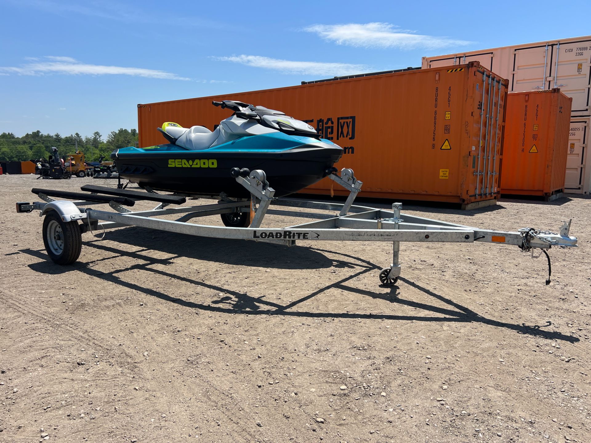 Used 2024 Load Rite 2-Place Galvanized PWC Jet-Ski w/Adjustable Carpeted Bunks, Turner ME ...