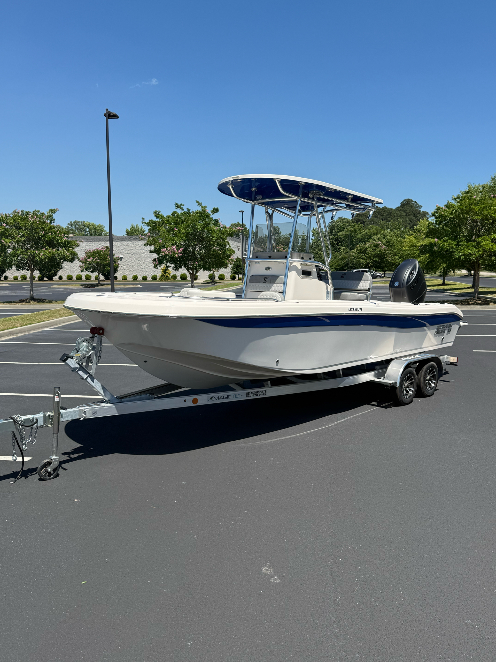 New 2025 Carolina Skiff 23 Ultra Elite Royal Blue | Power Boats ...