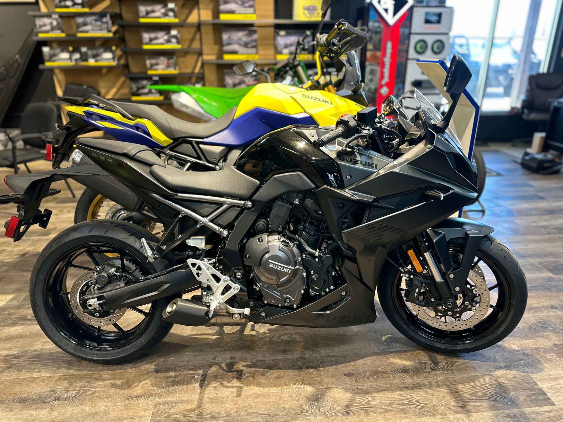New 2025 Suzuki GSX-8R Metallic Matte Black No. 2 Z-1616 | Motorcycles in Farmington MO