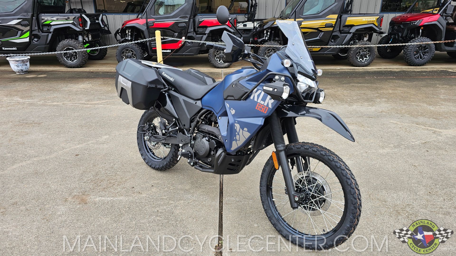 New 2025 Kawasaki KLR 650 Adventure ABS Metallic Matte Twilight Blue | Motorcycles in La Marque ...