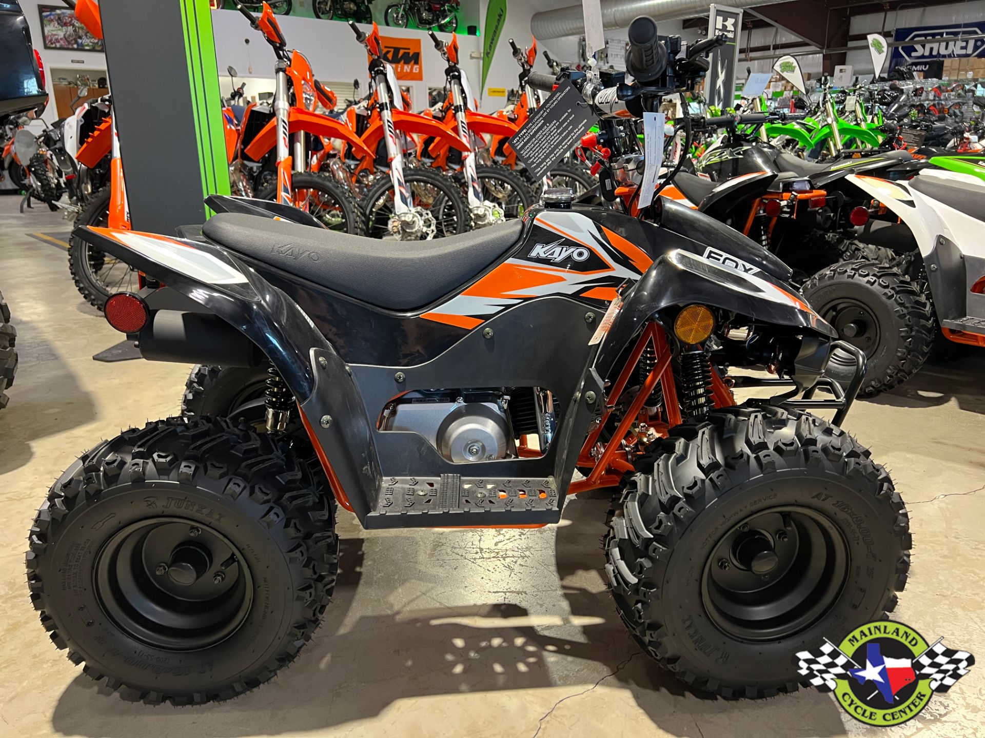 New 2022 Kayo Fox 70 Black | ATVs in La Marque, TX | Mainland Cycle ...