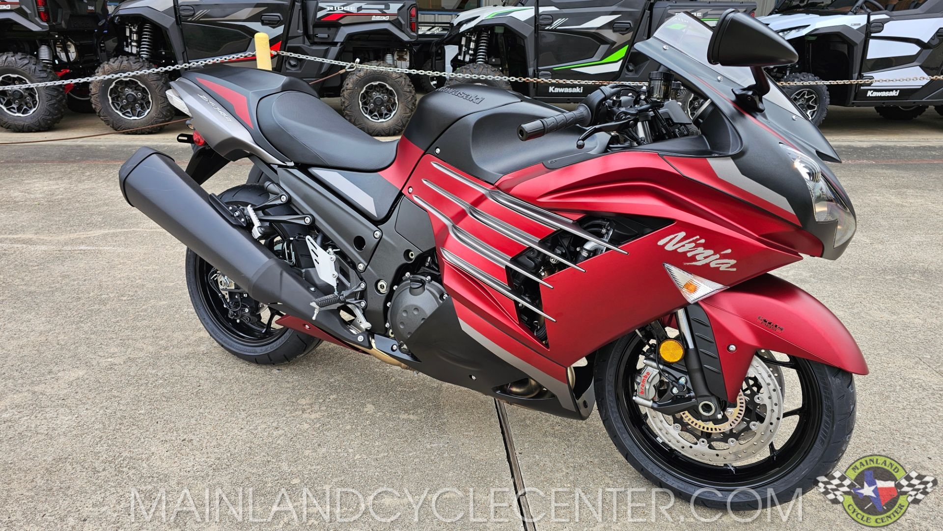 New 2025 Kawasaki Ninja ZX-14R ABS Metallic Matte Sovereign Red ...