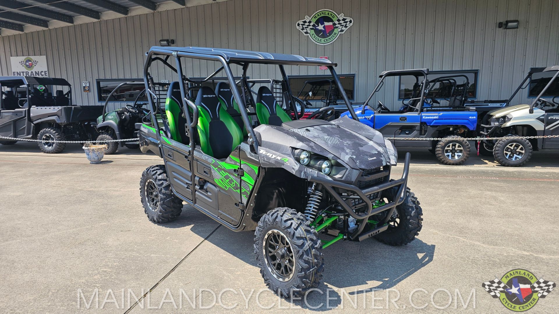 New 2025 Kawasaki Teryx4 S LE Cypher Camo Gray / Super Black | Utility ...