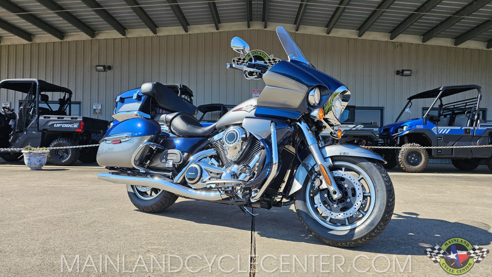 New 2025 Kawasaki Vulcan® 1700 Voyager® ABS Metallic Ocean Blue ...