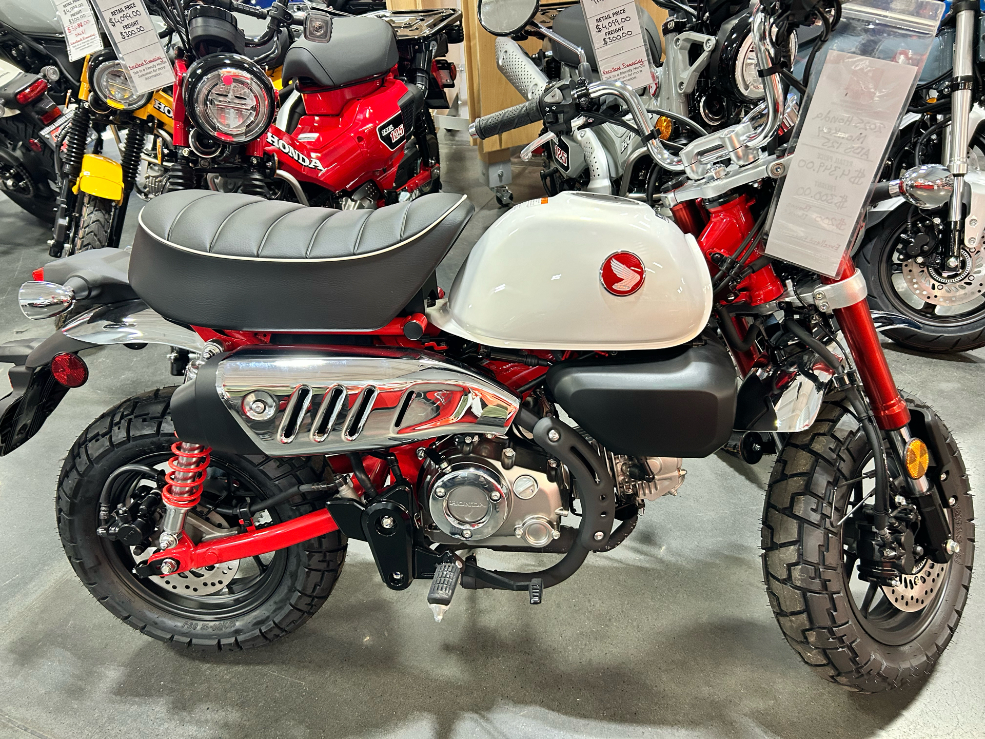 New 2025 Honda Monkey ABS Red | Motorcycles in Mentor OH | N/A