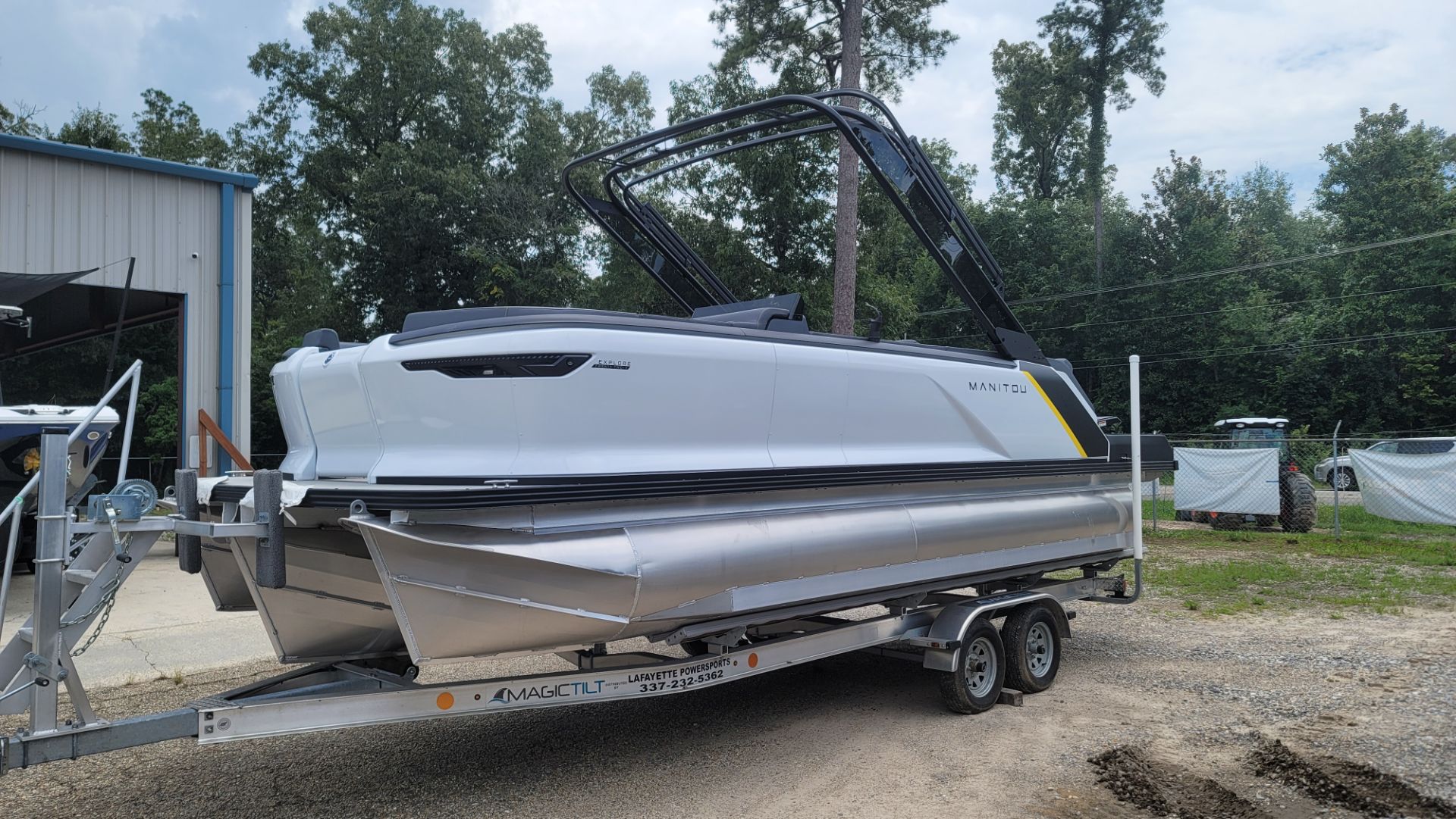New 2025 Manitou Explore 22 MAX Switchback Power Boats Outboard in ...