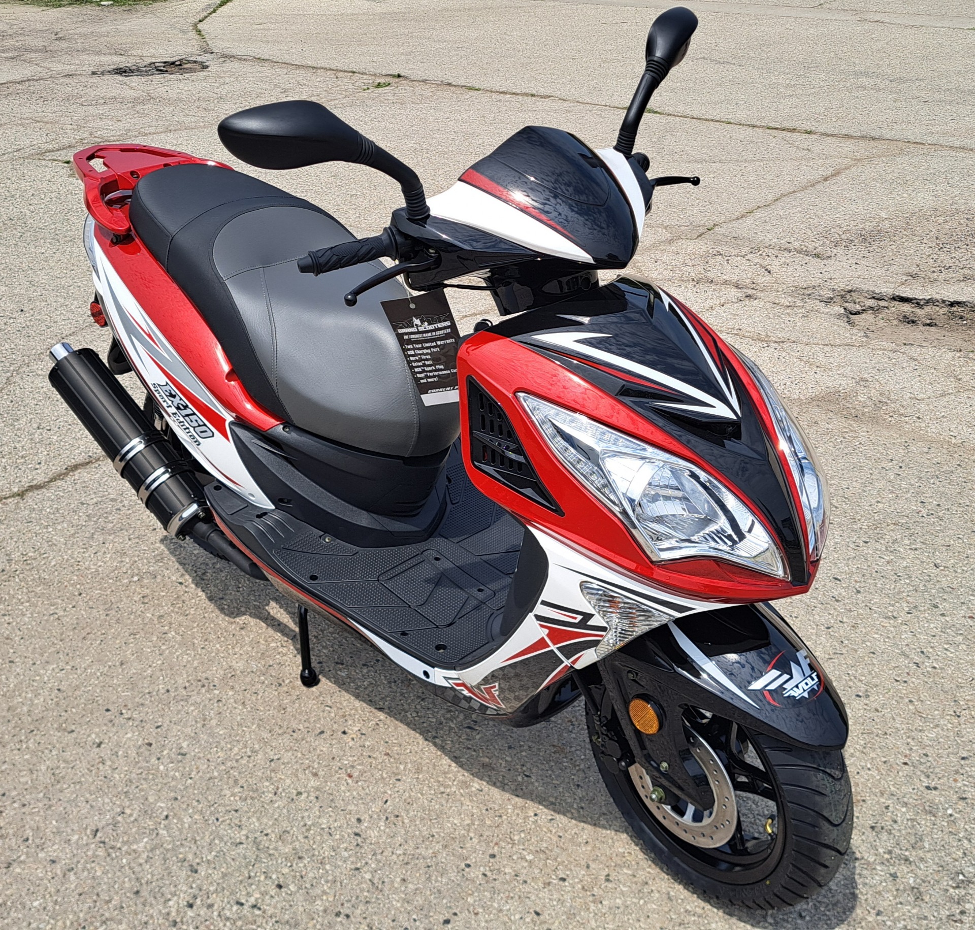 New 2025 Wolf Brand Scooters Wolf EX-150 Scooters in Mukwonago, WI