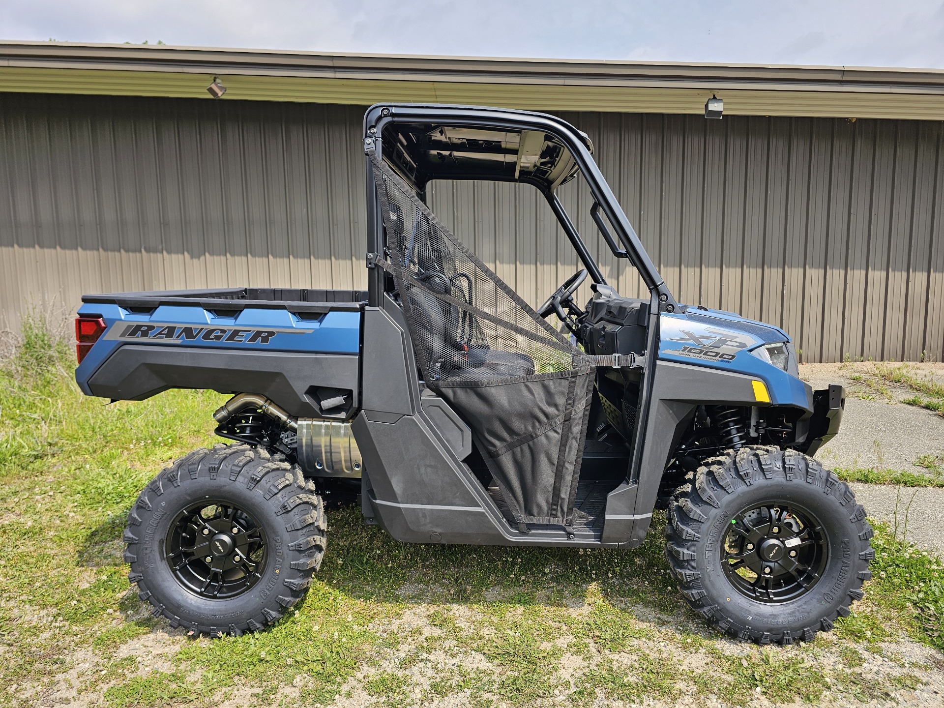 New 2025 Polaris Ranger XP 1000 Premium, Cement City MI | Specs, Price, Photos | Blue Slate ...