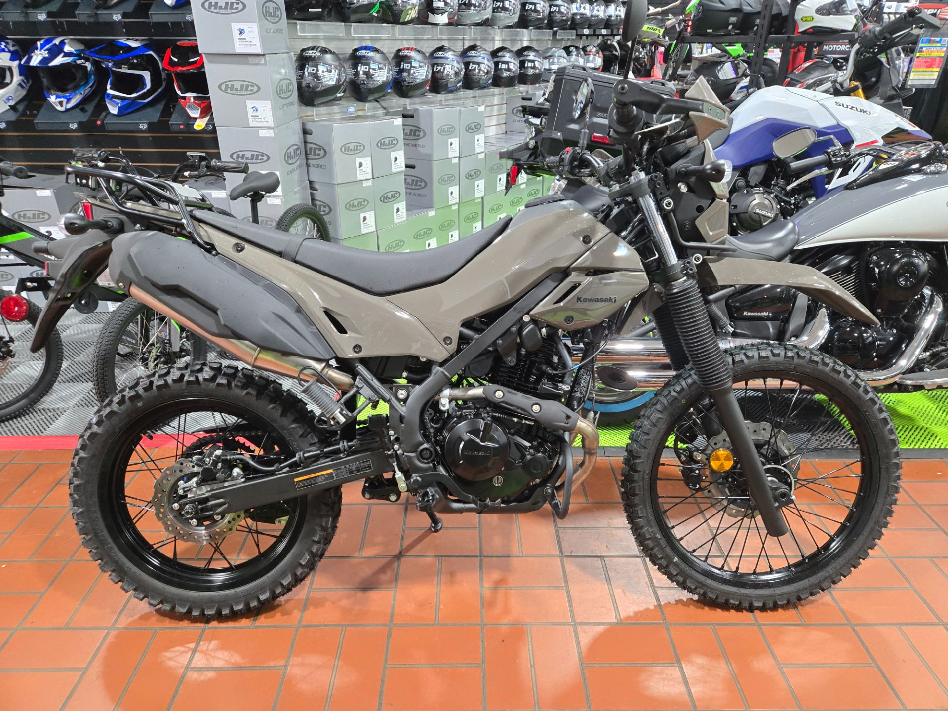 New 2026 Kawasaki KLX 230 DF ABS Medium Cloudy Gray | Motorcycles in Vallejo CA | P00143