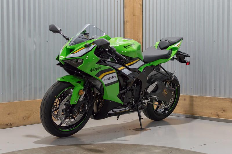 New 2025 Kawasaki Ninja ZX-6R KRT Edition ABS Lime Green / Ebony ...