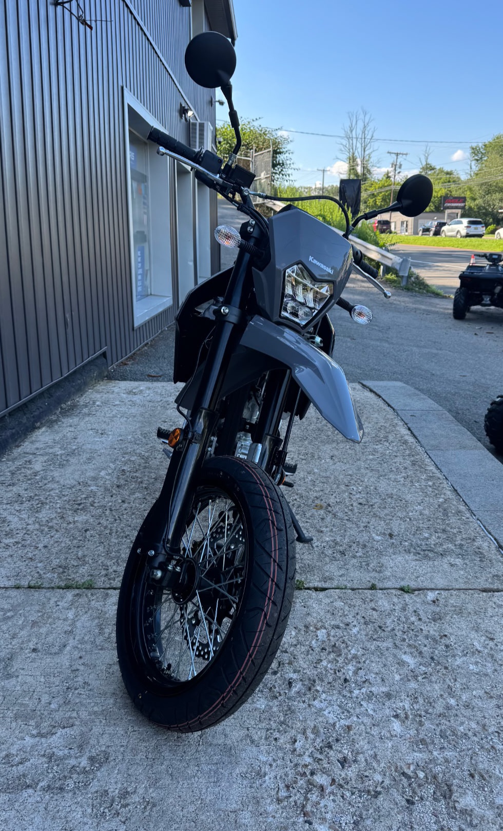 New 2026 Kawasaki KLX 300SM Battle Gray / Ebony | Motorcycles in ...