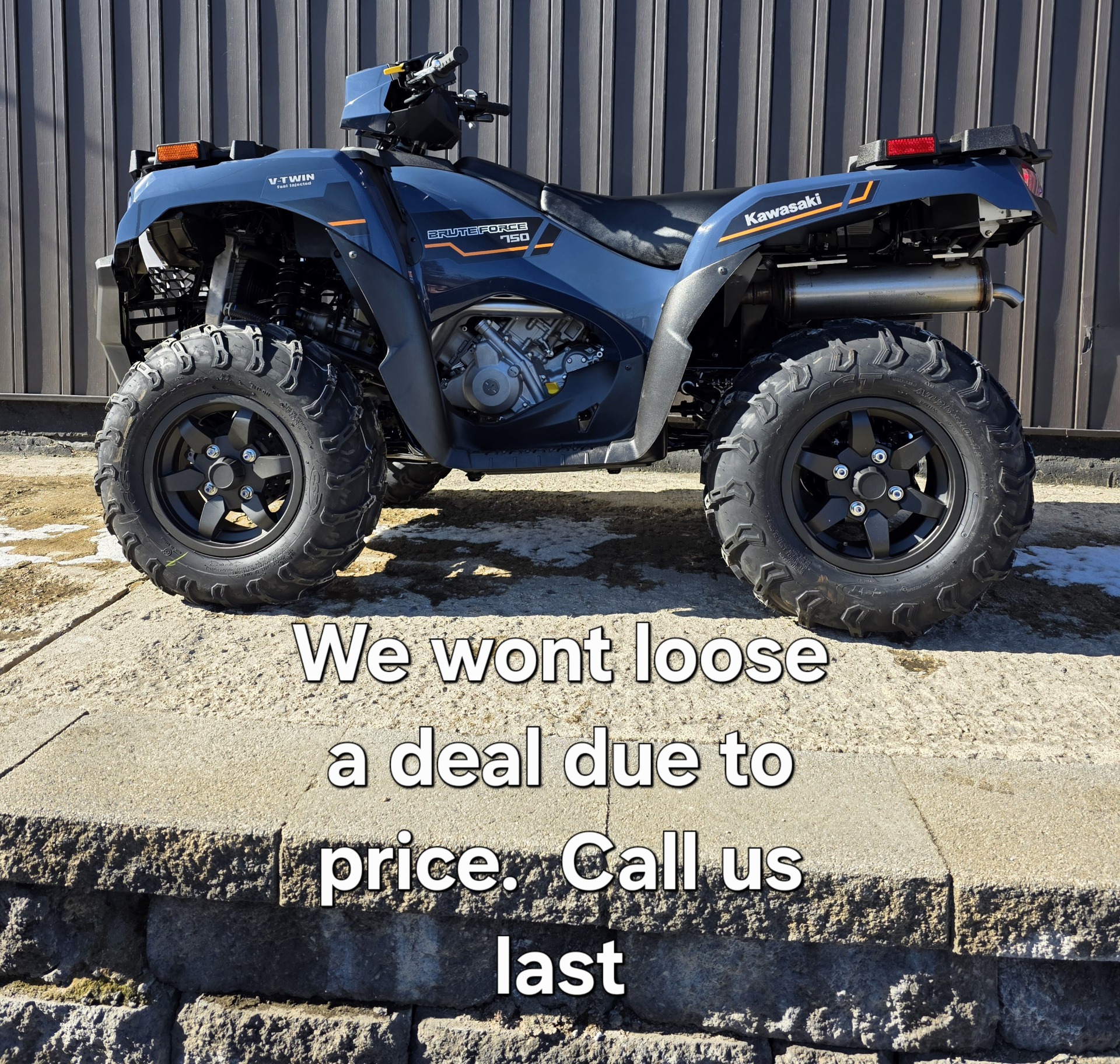 New 2025 Kawasaki Brute Force 750 EPS Grayish Blue | ATVs in New 2025 Kawasaki Brute Force 750 EPS Grayish Blue | ATVs in