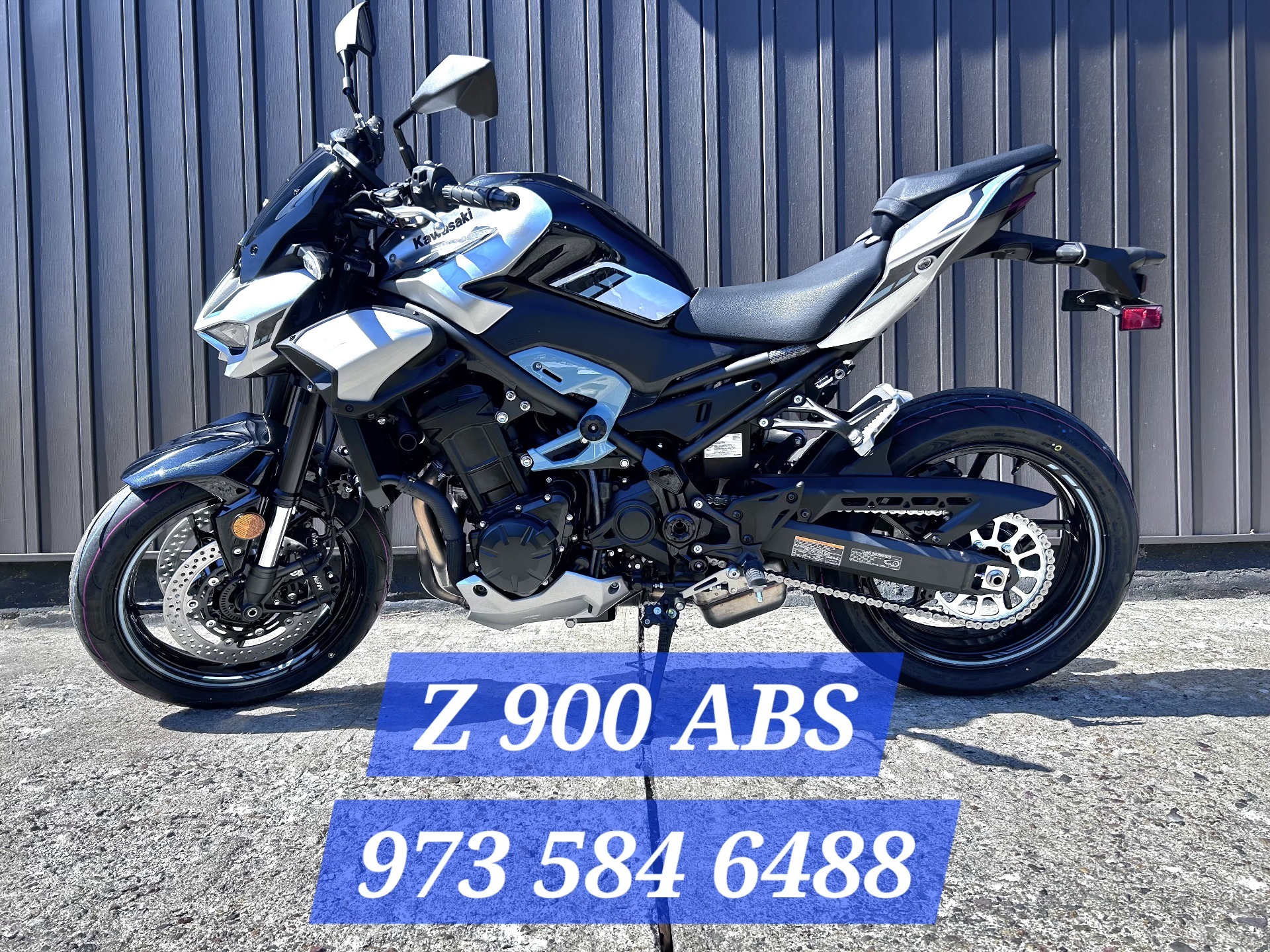 New 2025 Kawasaki Z900 ABS Galaxy Silver / Metallic Spark Black ...