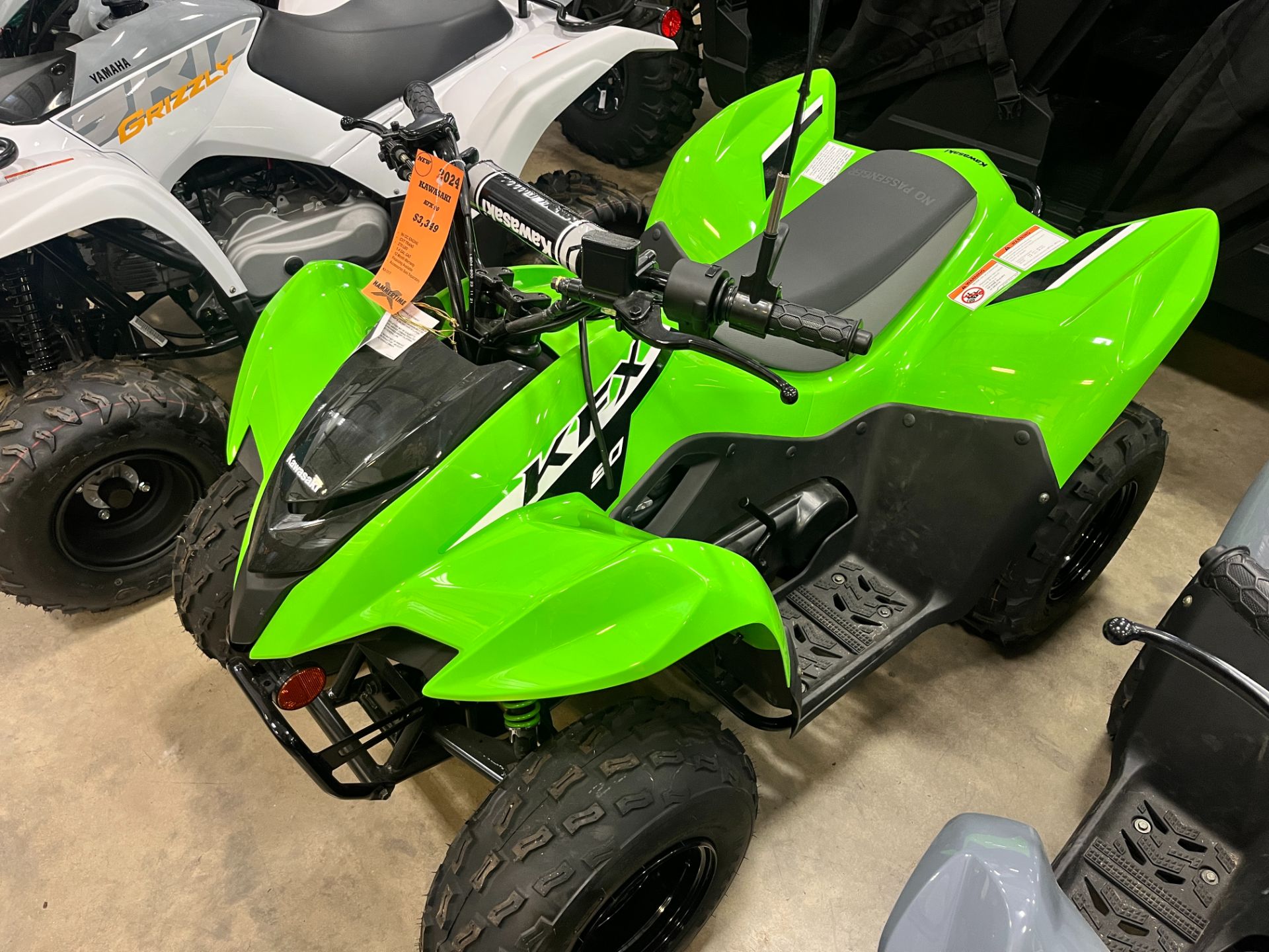 New 2024 Kawasaki KFX 90, Belvidere IL | Specs, Price, Photos | Lime ...