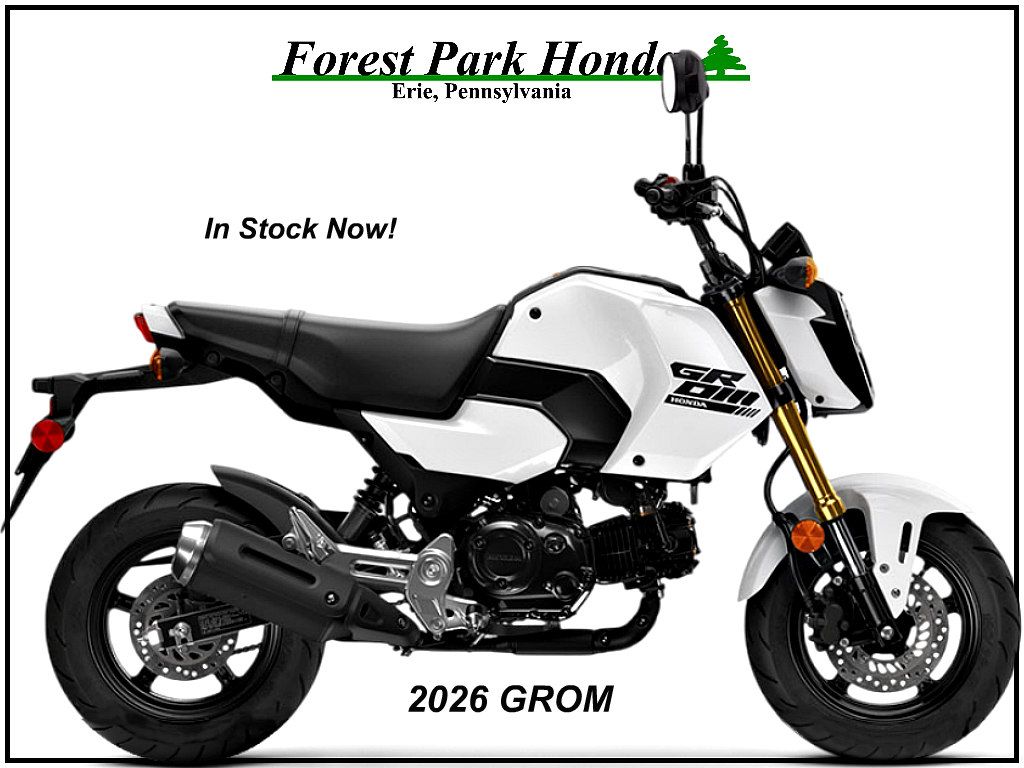 New 2026 Honda Grom Motorcycles in Erie, PA | Stock Number: 3423