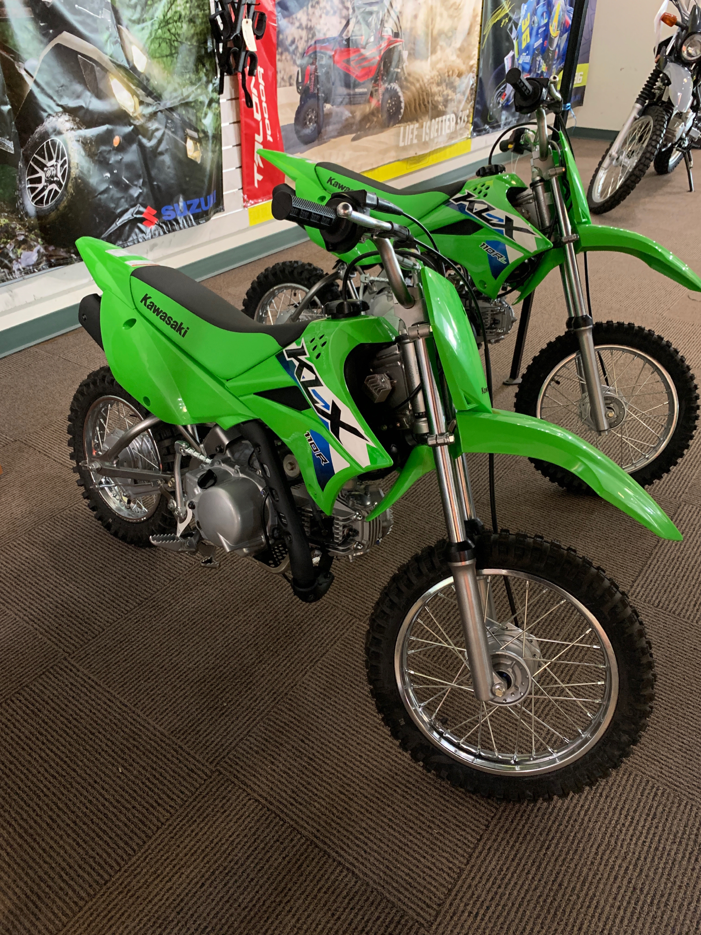 New 2026 Kawasaki KLX®110R | Motorcycles in Newnan GA | K00190 Lime Green