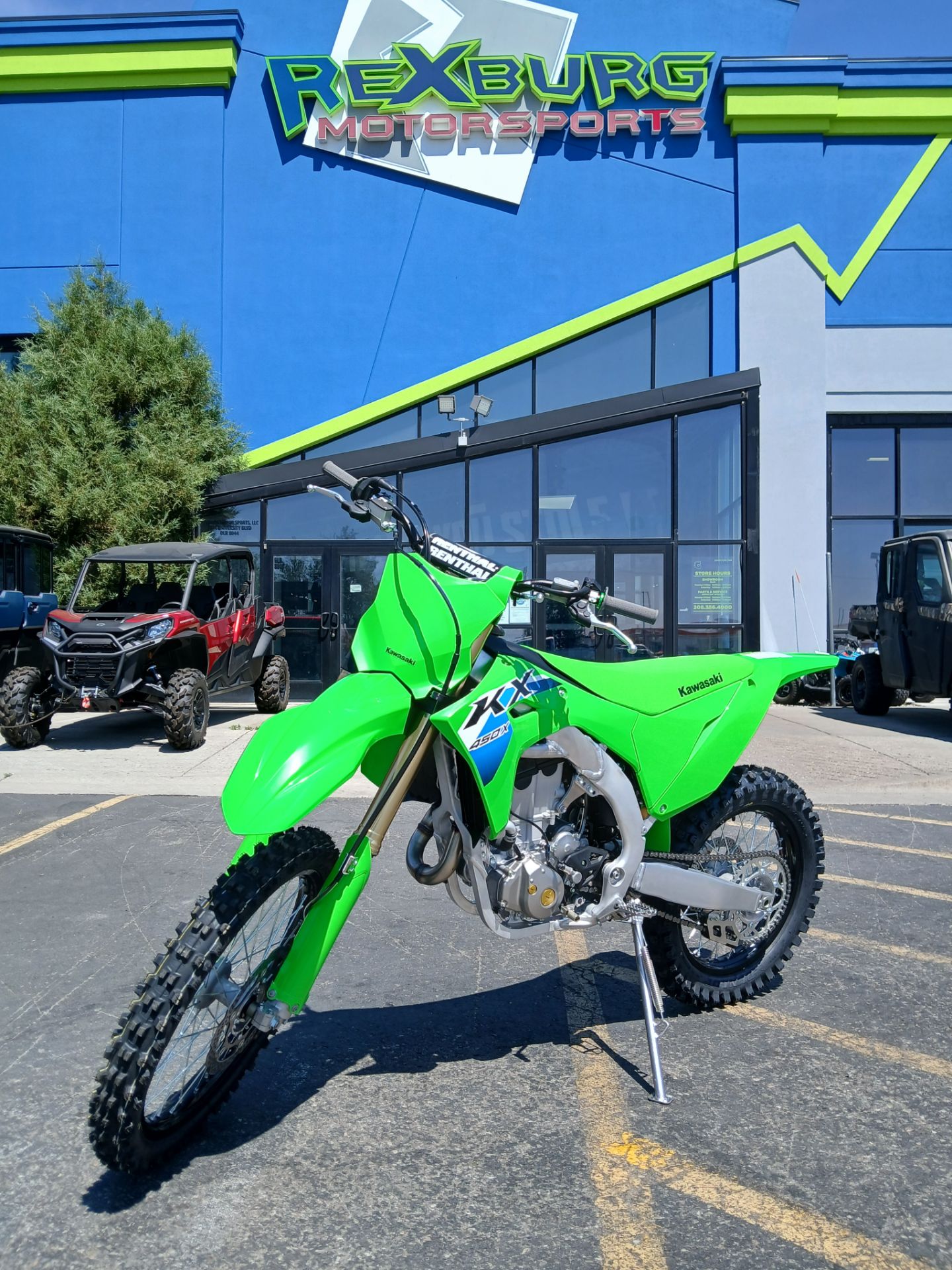 New 2026 Kawasaki KX™450X | Motorcycles in Rexburg ID | M04454 Lime Green