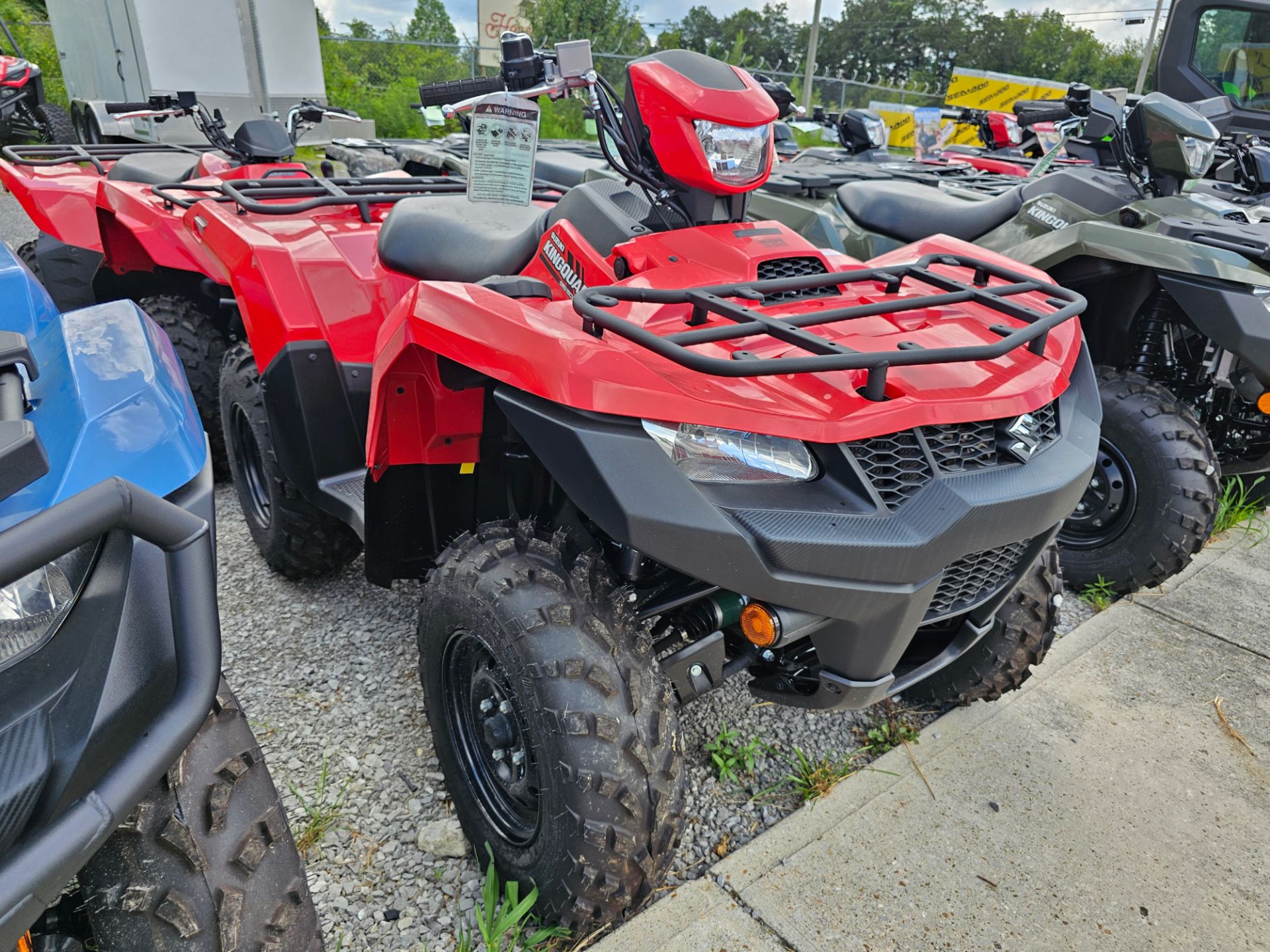 New 2025 Suzuki KingQuad 500AXi Flame Red | ATVs in Crossville TN ...