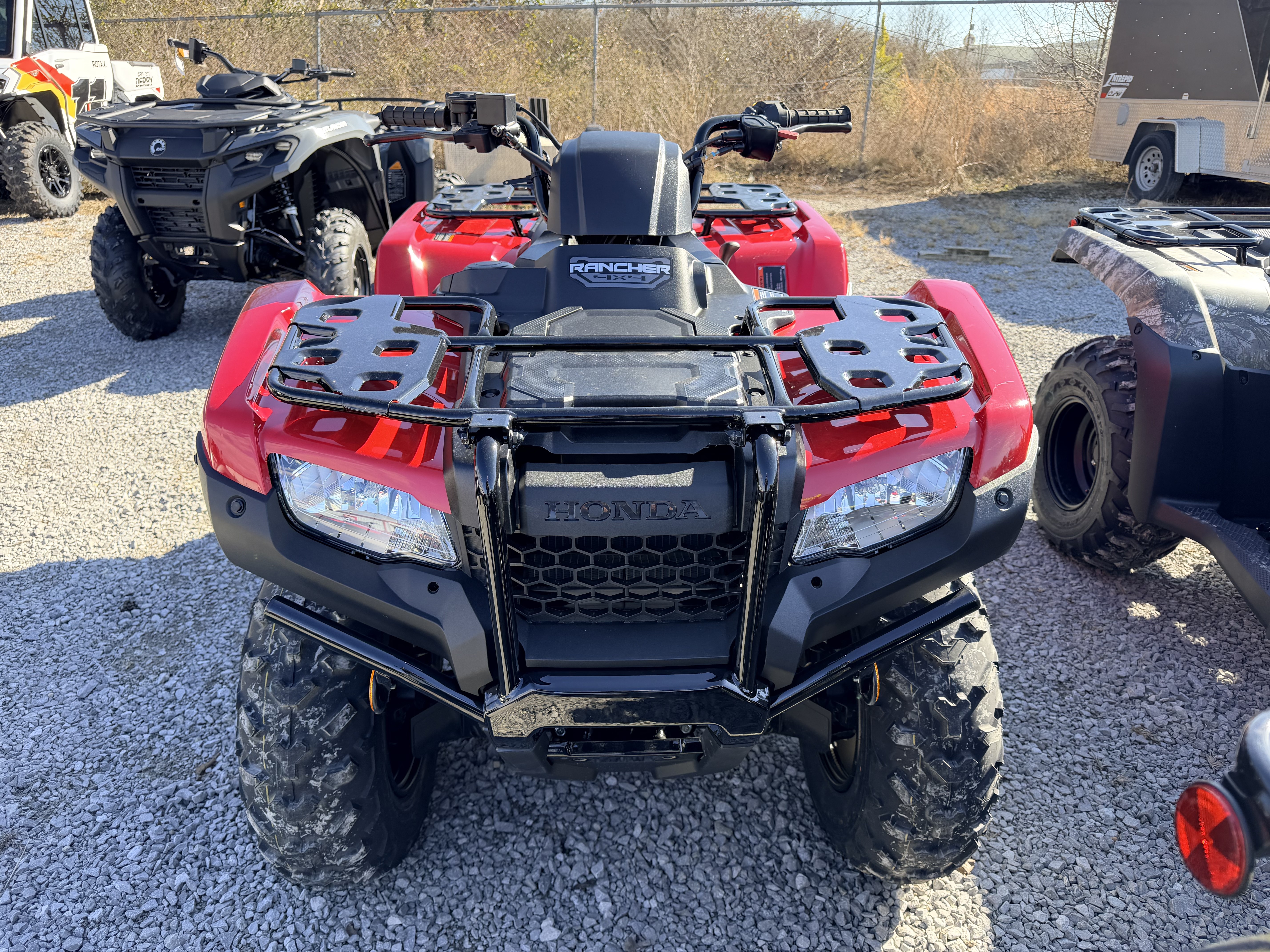 New 2026 Honda FourTrax Rancher 4x4 Hero Red | ATVs in Crossville TN ...