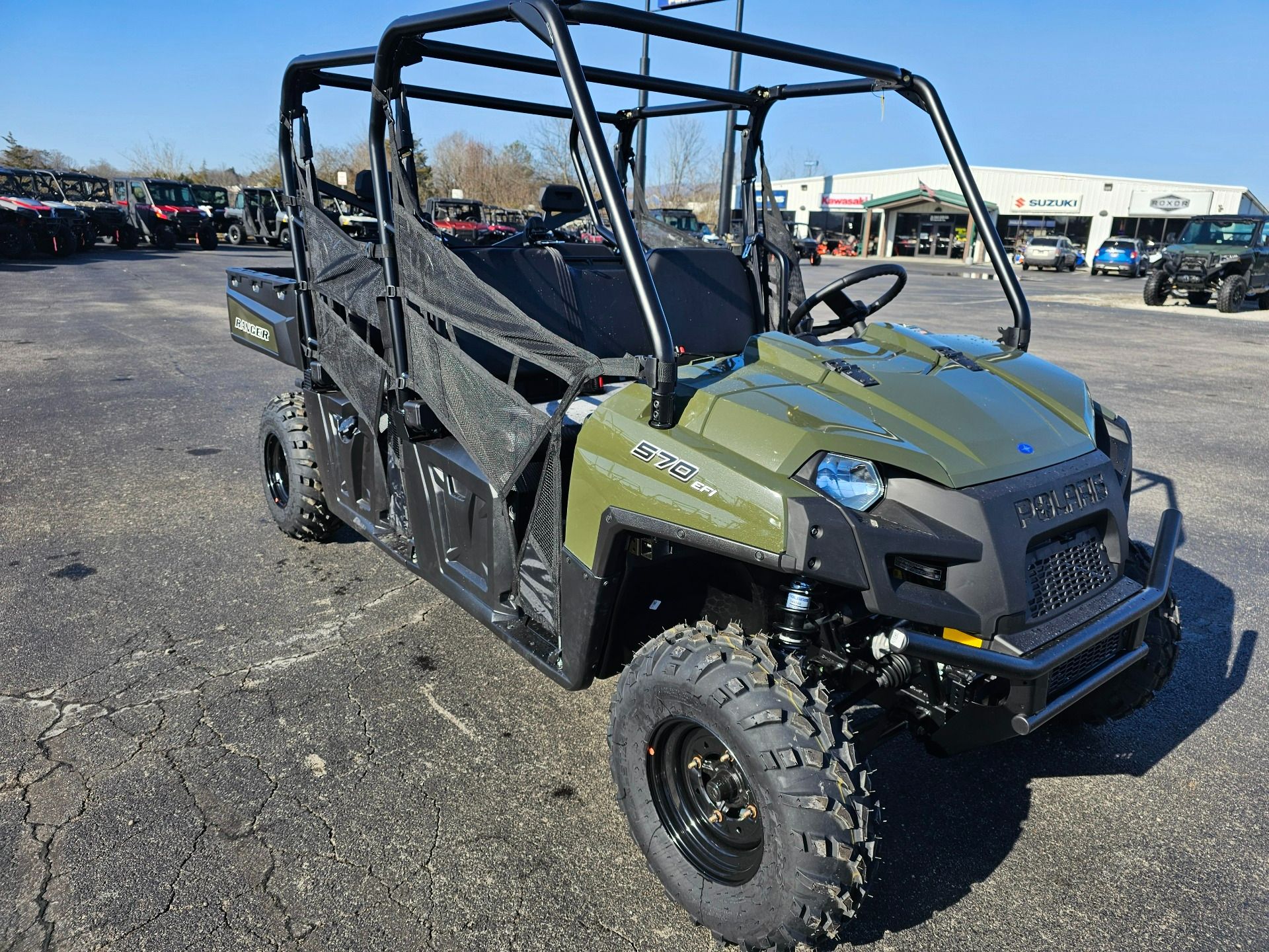 New 2025 Polaris Ranger Crew 570 Full-Size Sage Green | Utility ...