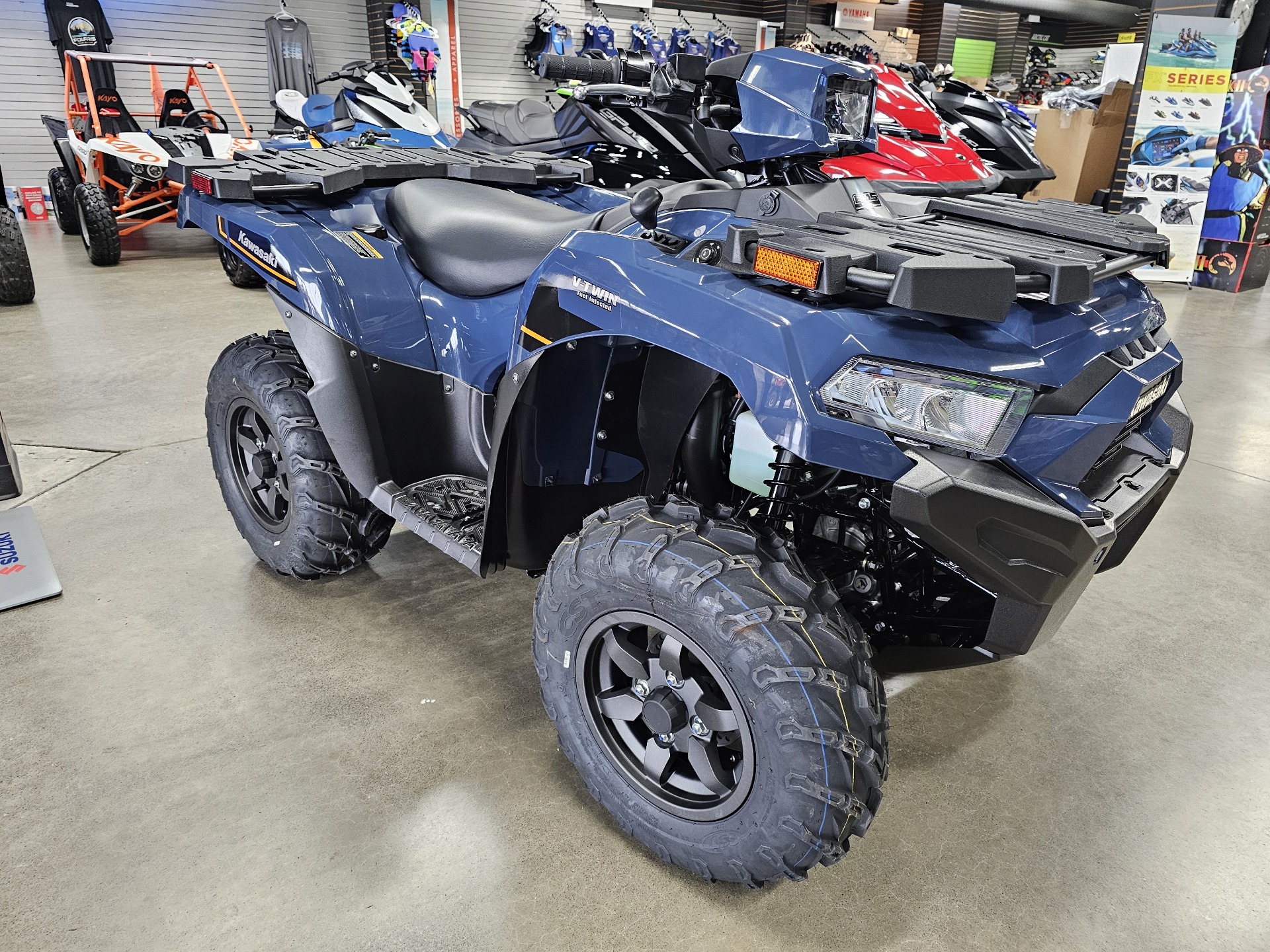 New 2025 Kawasaki Brute Force 750 EPS Grayish Blue | ATVs in Clinton TN ...