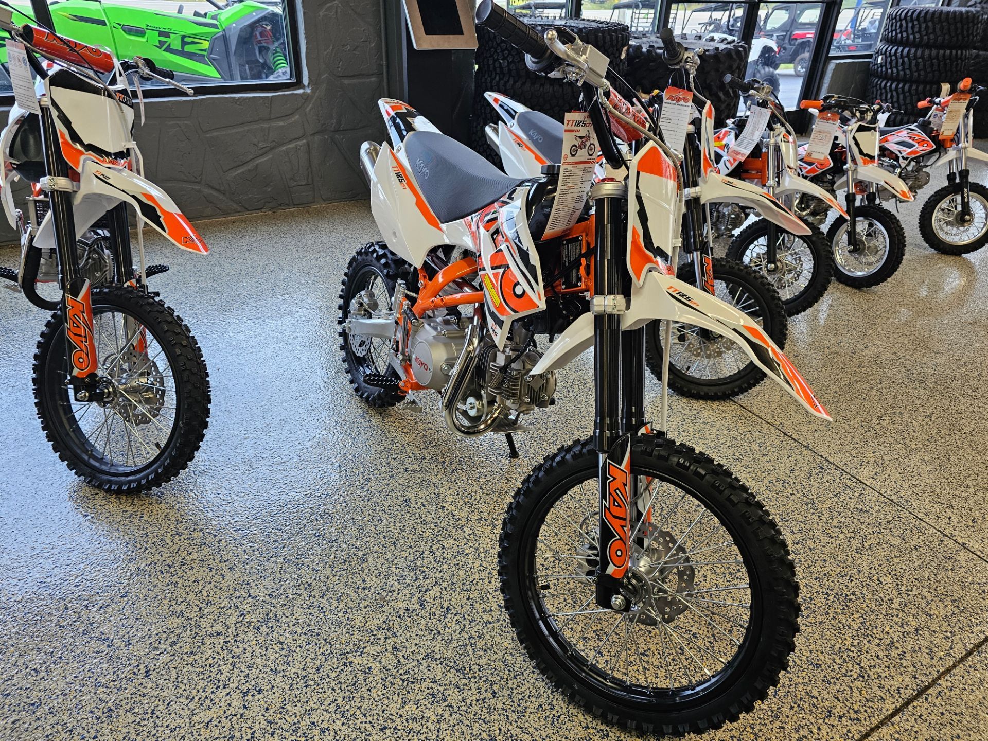 New 2025 Kayo TT 125 EFI White | Motorcycles in Crossville TN | KAY001237