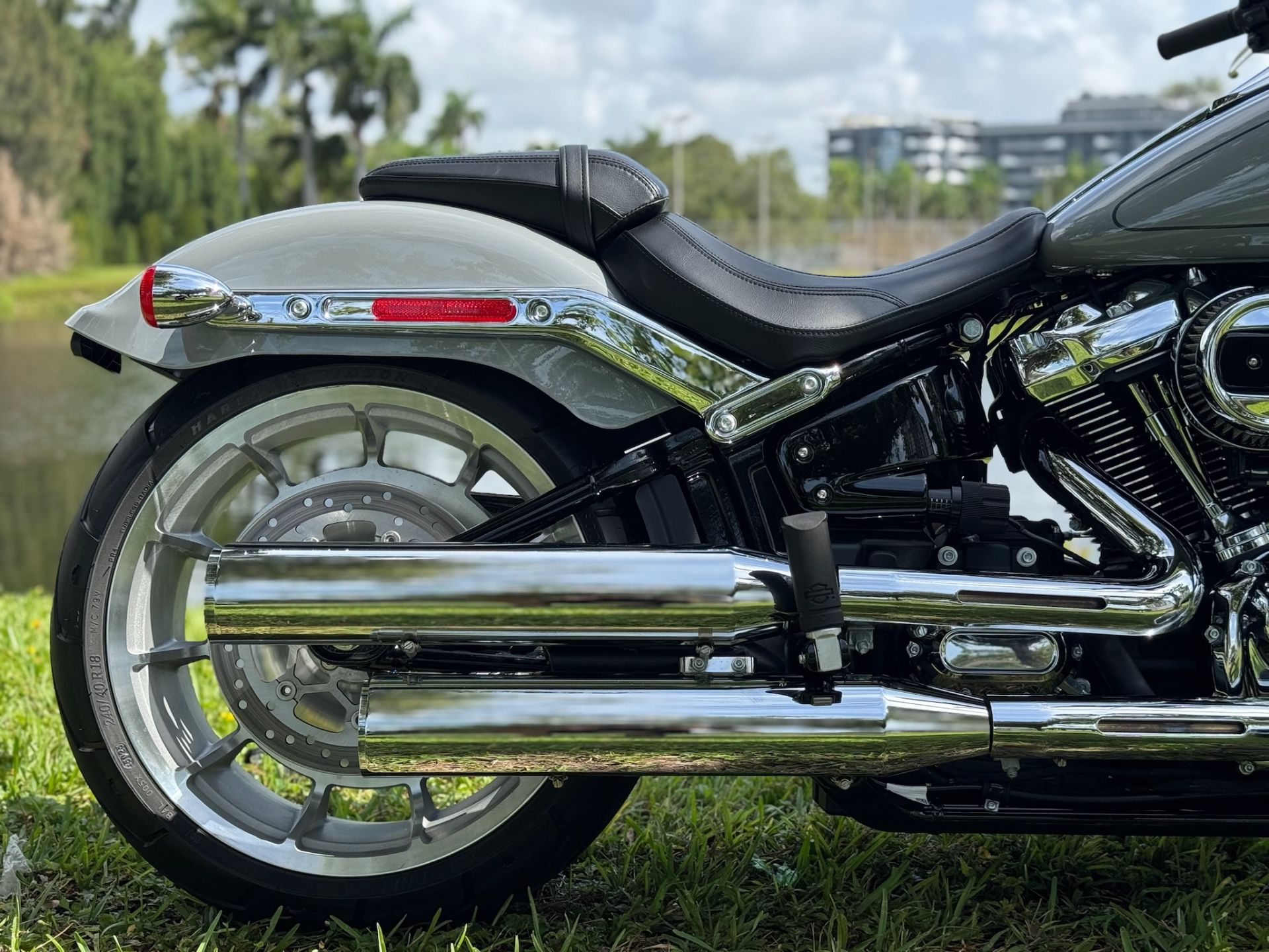 Used 2024 Harley-Davidson Fat Boy® 114 Billiard Gray | Motorcycles in ...