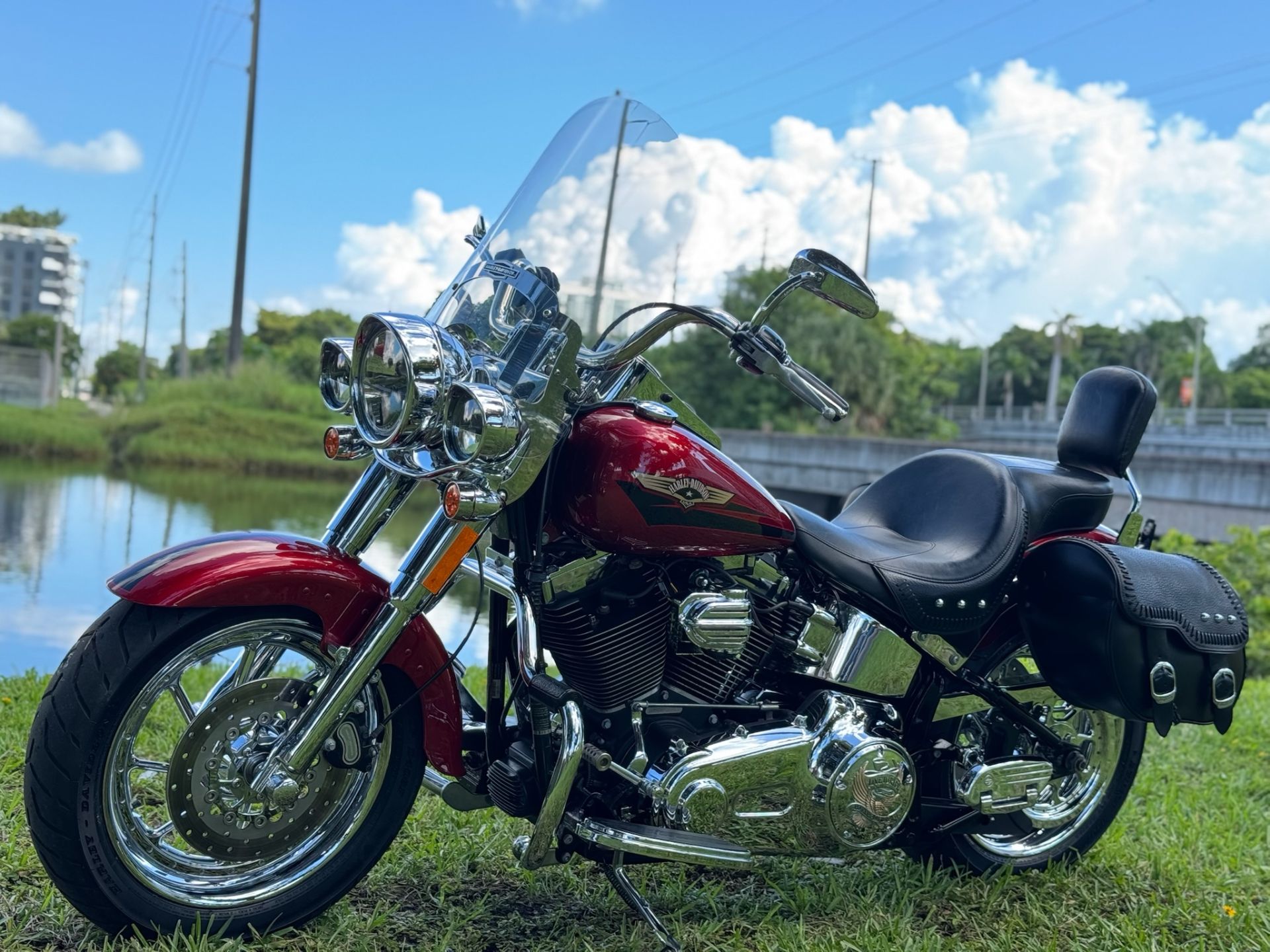 Used 2008 Harley-Davidson Softail® Fat Boy® Red | Motorcycles in North ...