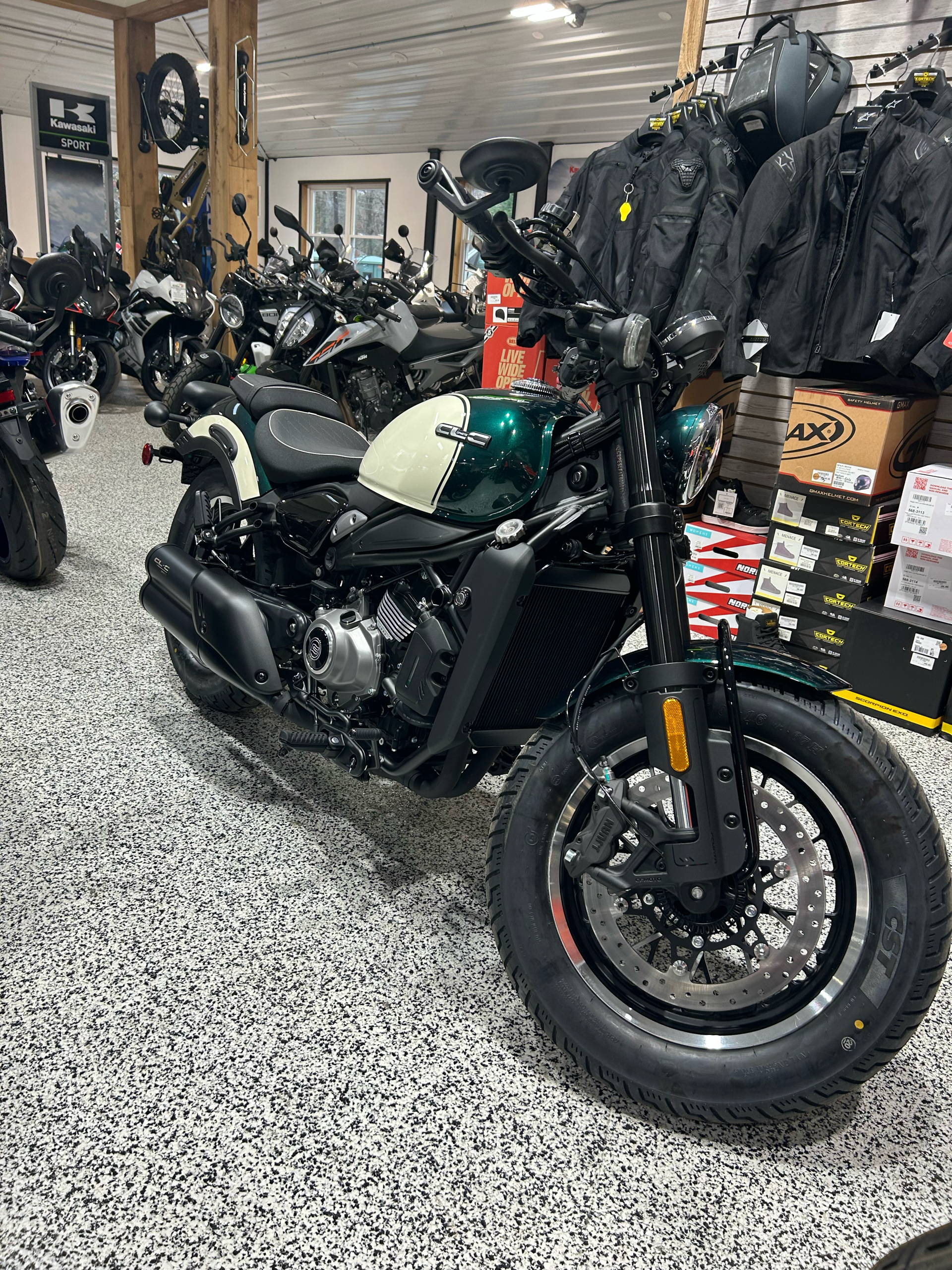 New 2026 CFMOTO 450CL-C | Motorcycles in NJ | CFM000117 Teal Green