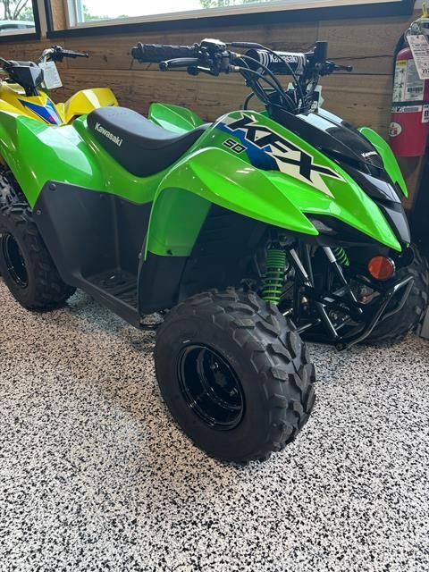 New 2026 Kawasaki KFX®50 | ATVs in NJ | KAWL00523 Lime Green