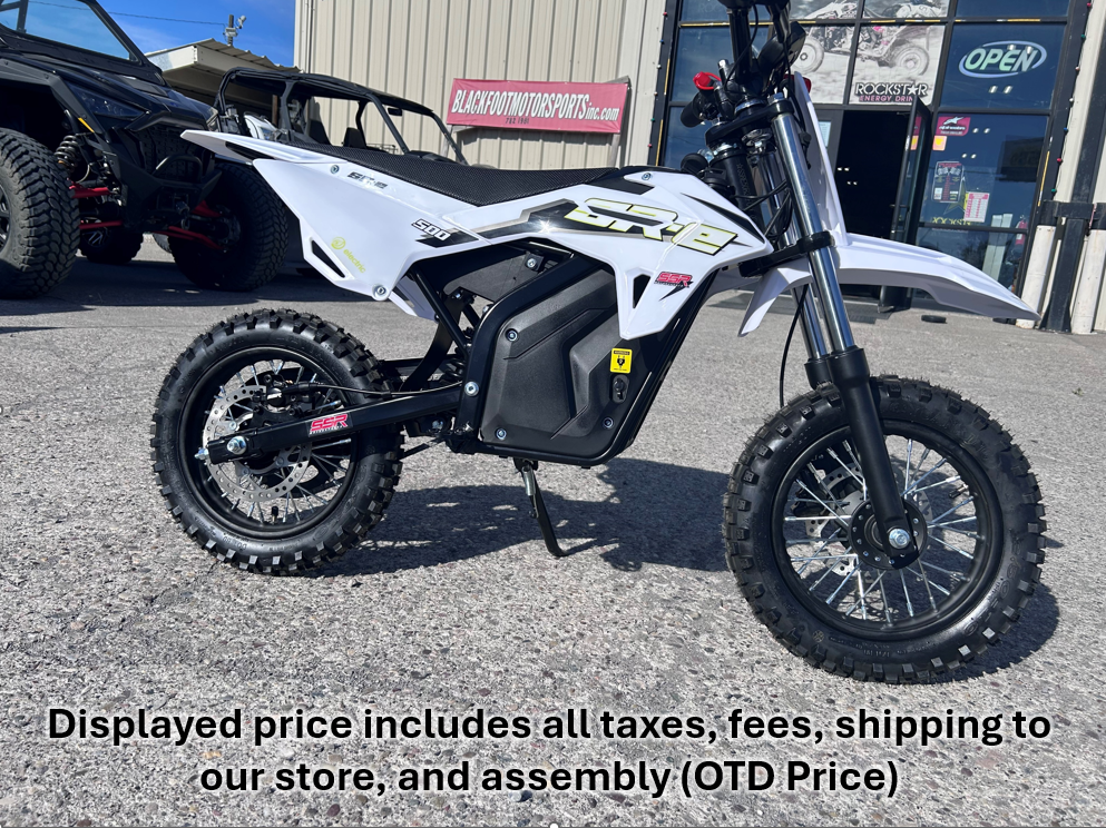 New 2025 SSR Motorsports SR-E500 | Motorcycles in Blackfoot ID | 251038N White