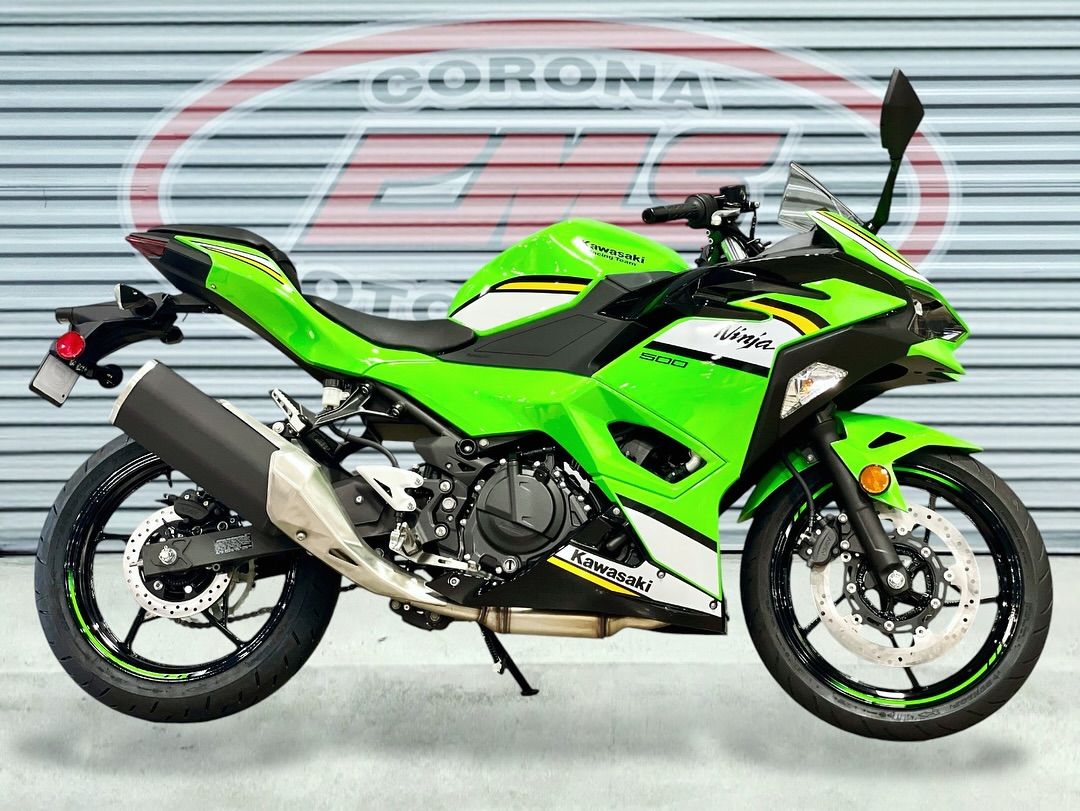 New 2025 Kawasaki Ninja 500 KRT Edition Lime Green / Ebony / Pearl ...