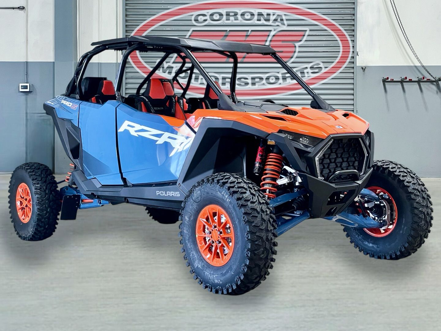 New 2025 Polaris RZR PRO S 4 Ultimate Orange Burst / Zenith Blue | Utility Vehicles in Corona CA ...