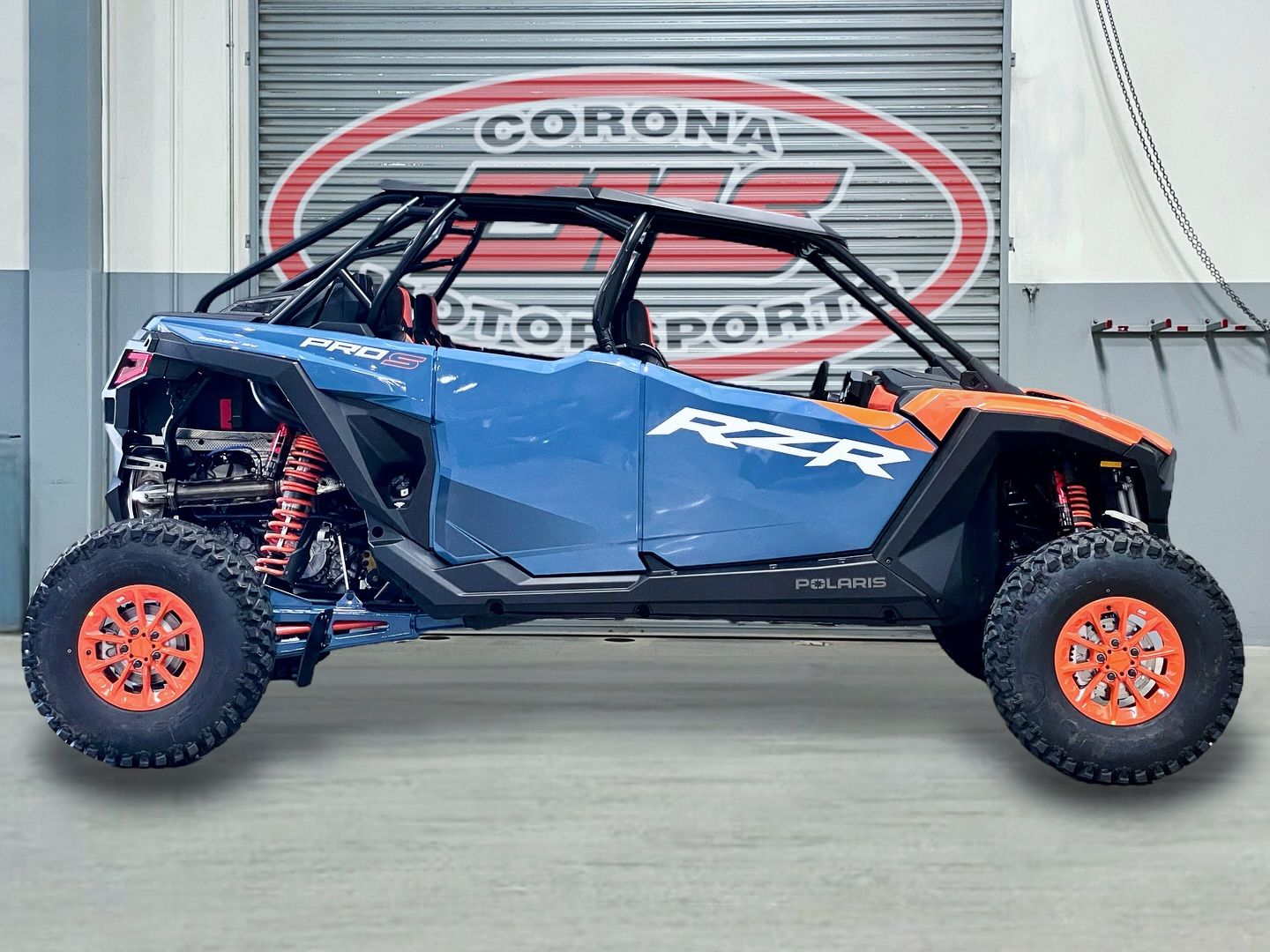 New 2025 Polaris RZR PRO S 4 Ultimate Orange Burst / Zenith Blue | Utility Vehicles in Corona CA ...