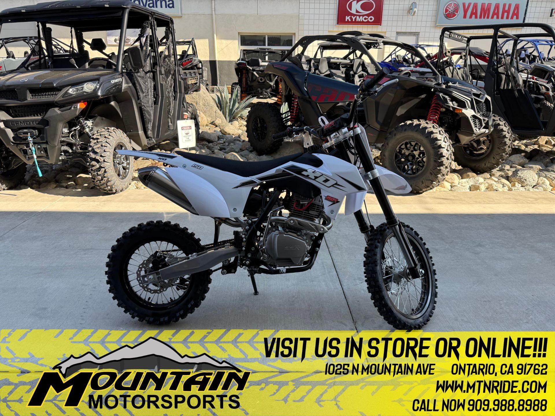 New 2025 SSR Motorsports XD150 | Motorcycles in Ontario CA | SR25011 White