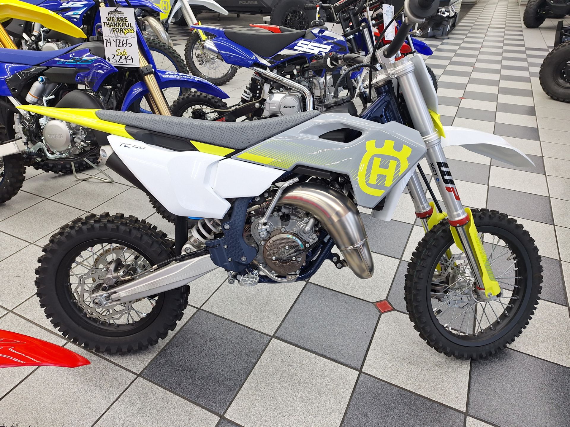 New 2025 Husqvarna TC 65 | Motorcycles in Ontario CA | HU24024 White ...