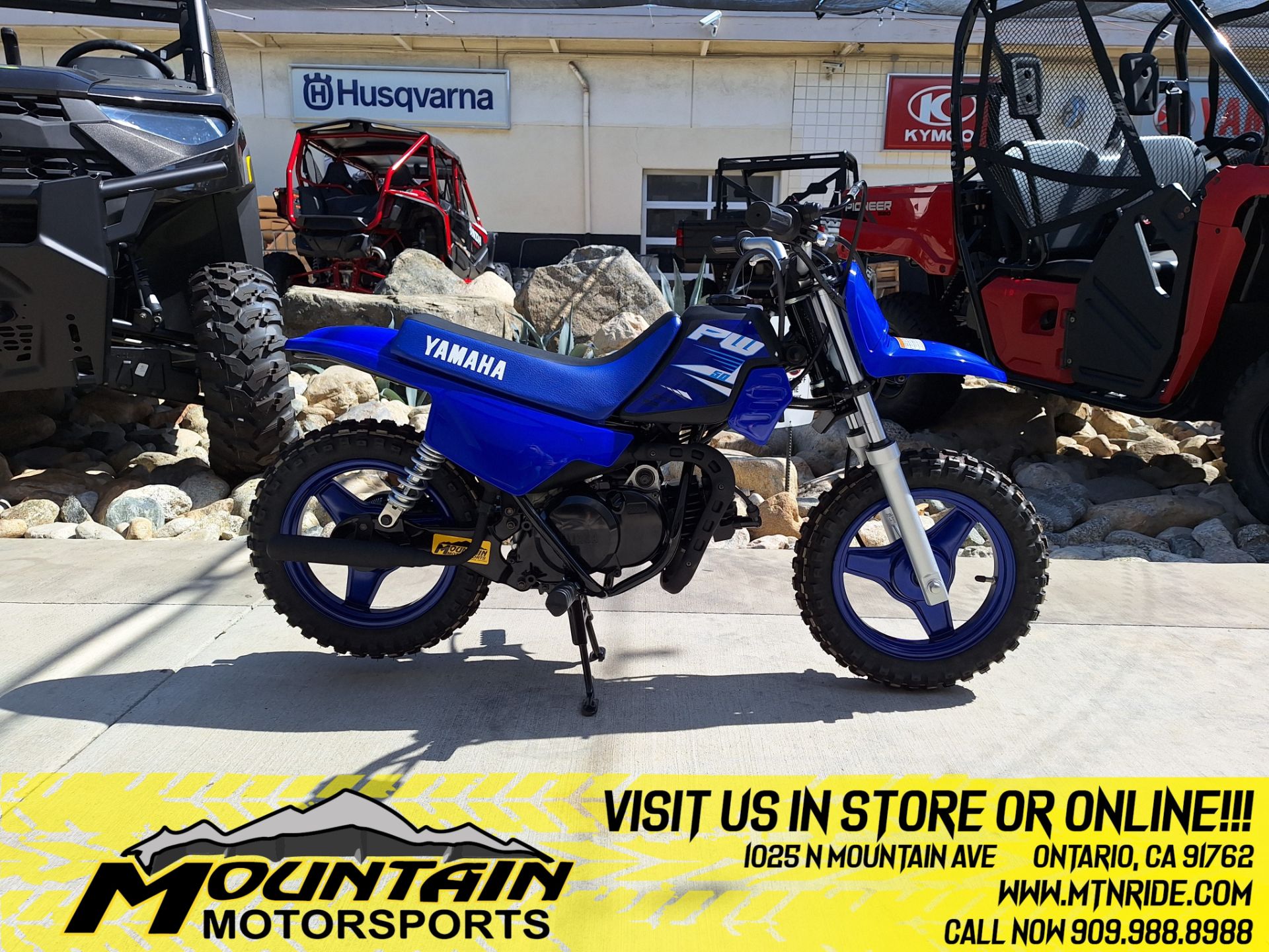 New 2025 Yamaha PW50 | Motorcycles in Ontario CA | YA25037 Team Yamaha Blue