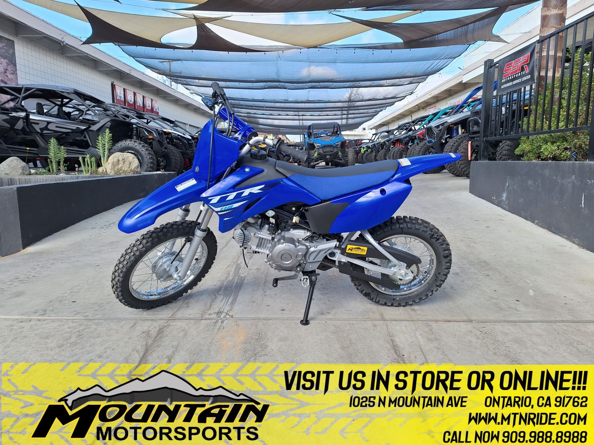 New 2025 Yamaha TT-R110E | Motorcycles in Ontario CA | YA25119 Team Yamaha Blue