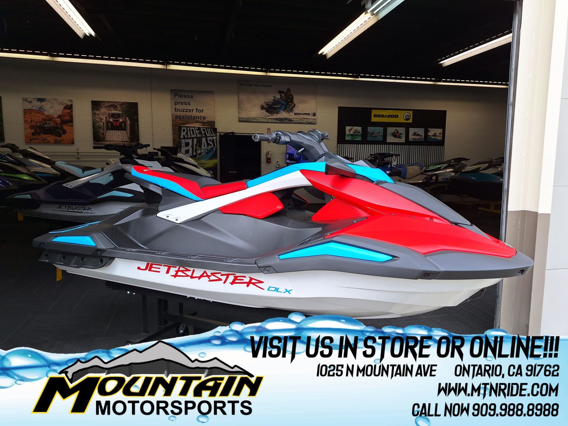 New 2025 Yamaha JetBlaster DLX 3-Up | Watercraft in Ontario CA ...