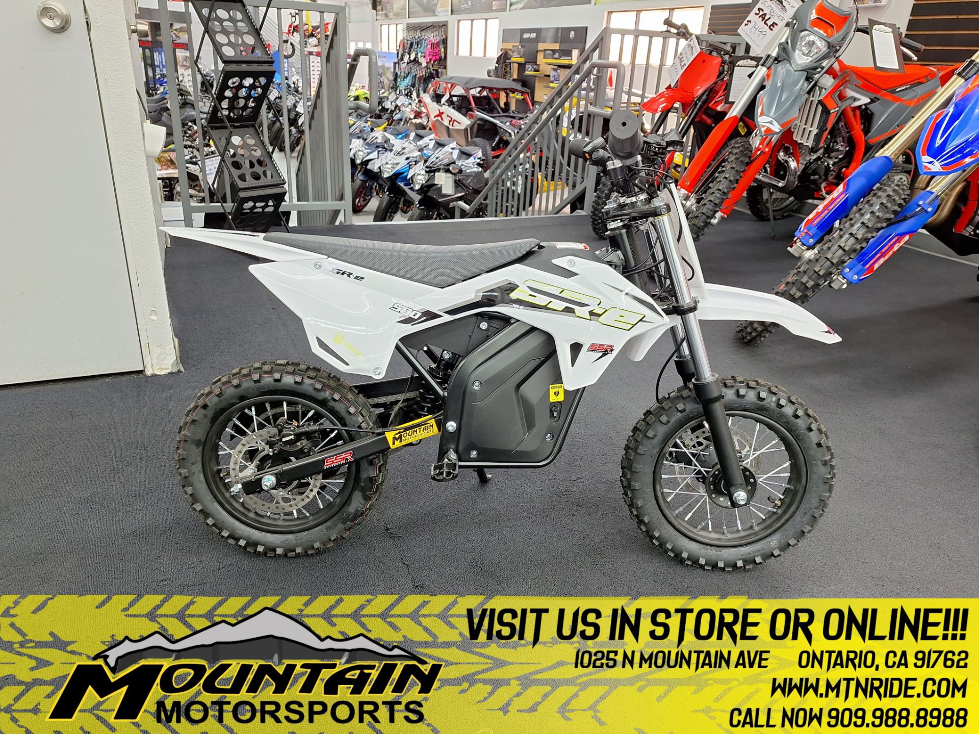 New 2025 SSR Motorsports SR-E500 | Motorcycles in Ontario CA | SR24002 White