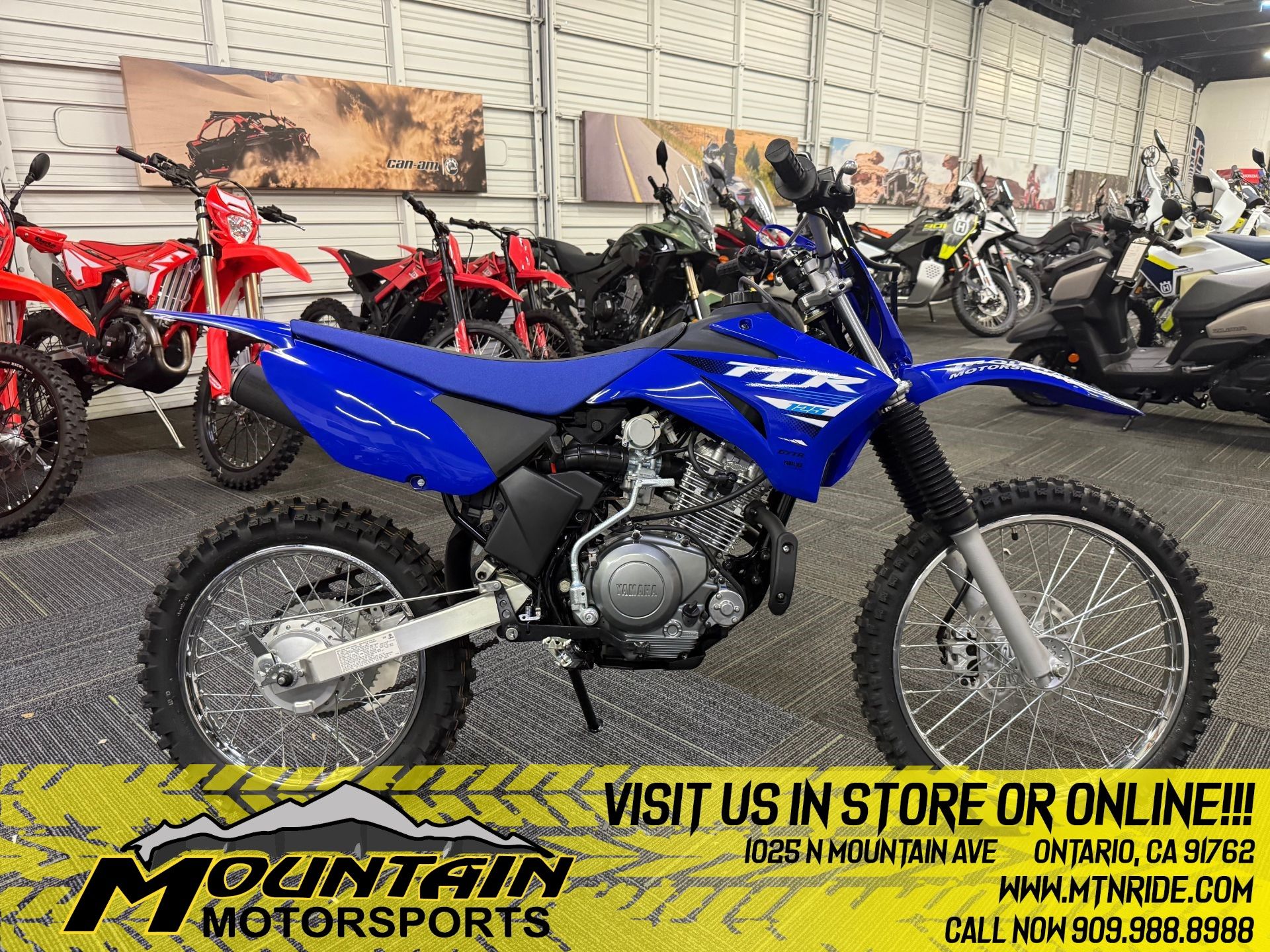 New 2025 Yamaha TT-R125LE | Motorcycles in Ontario CA | YA25067 Team Yamaha Blue