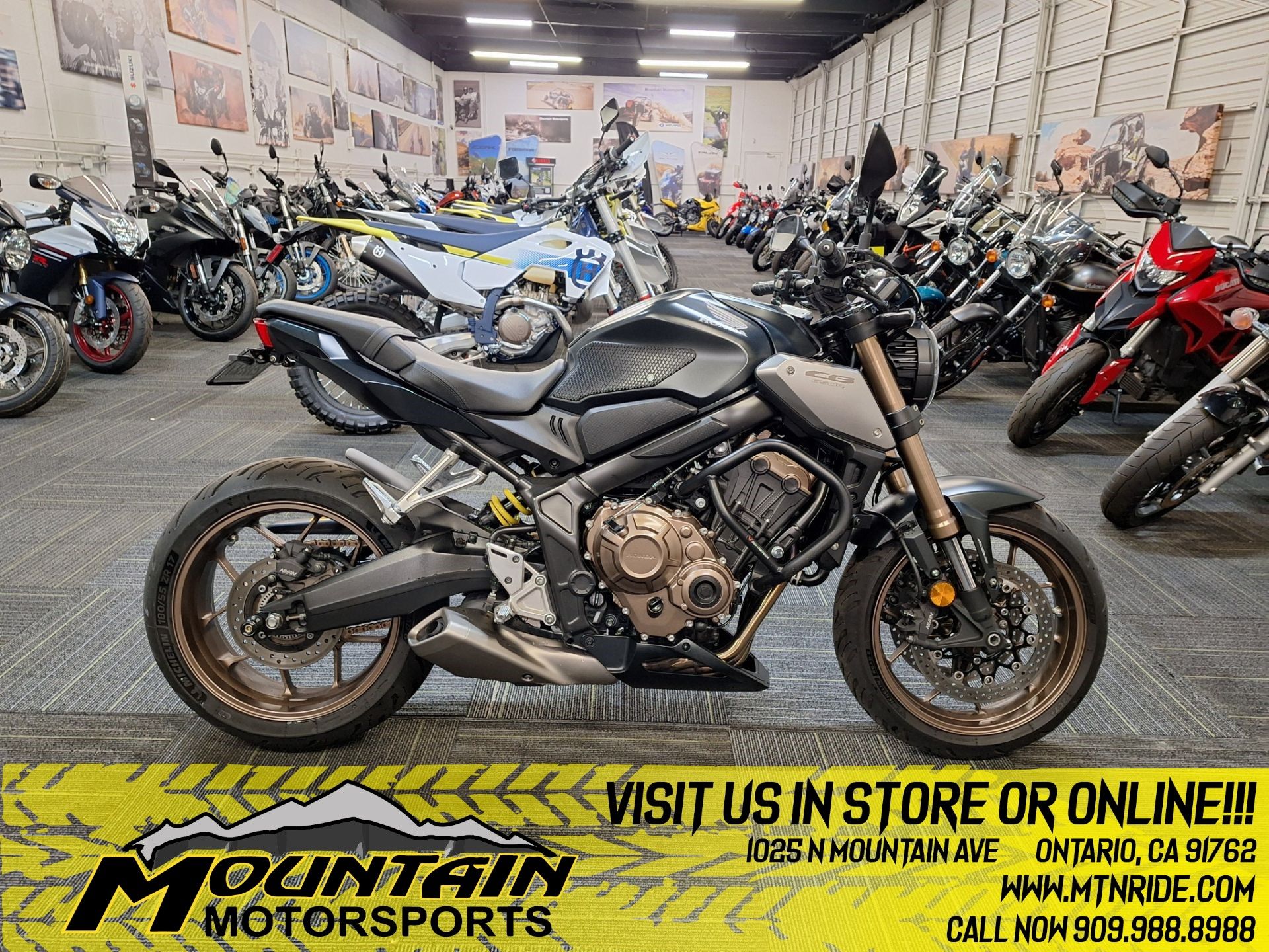Used 2021 Honda CB650R ABS | Motorcycles in Ontario CA | UU25020 Matte Black Metallic