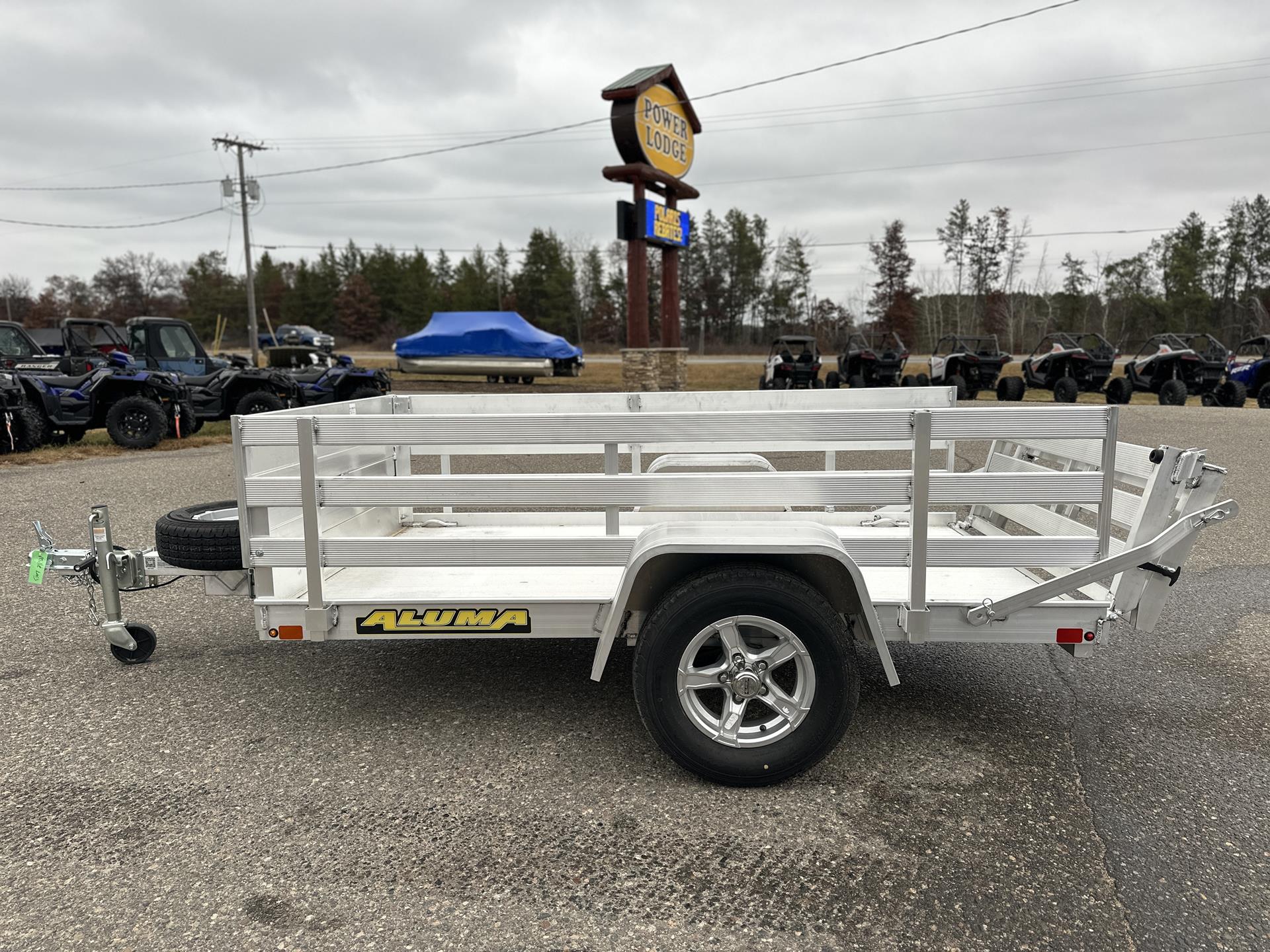 New 2025 ALUMA Single Axle Utility Trailers Bi-fold Tailgate - 548 ...