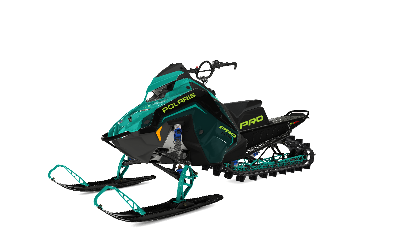 New 2025 Polaris 850 PRO RMK 155 SC Dark Teal / Radiant Green / Neon | Snowmobiles in Monroe WA ...